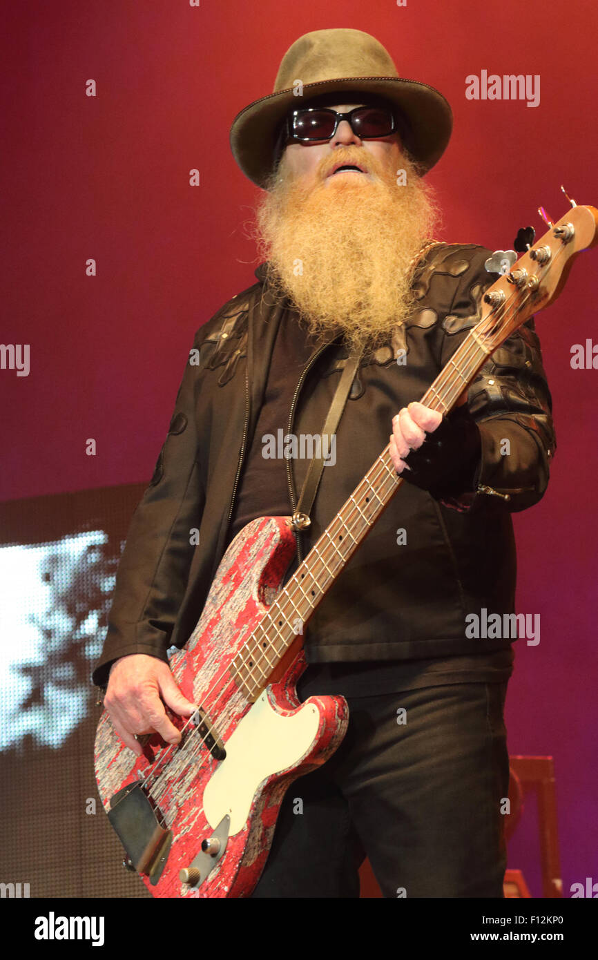 ZZ Top in concert at The SSE Arena Wembley, London Featuring: ZZ Top ...