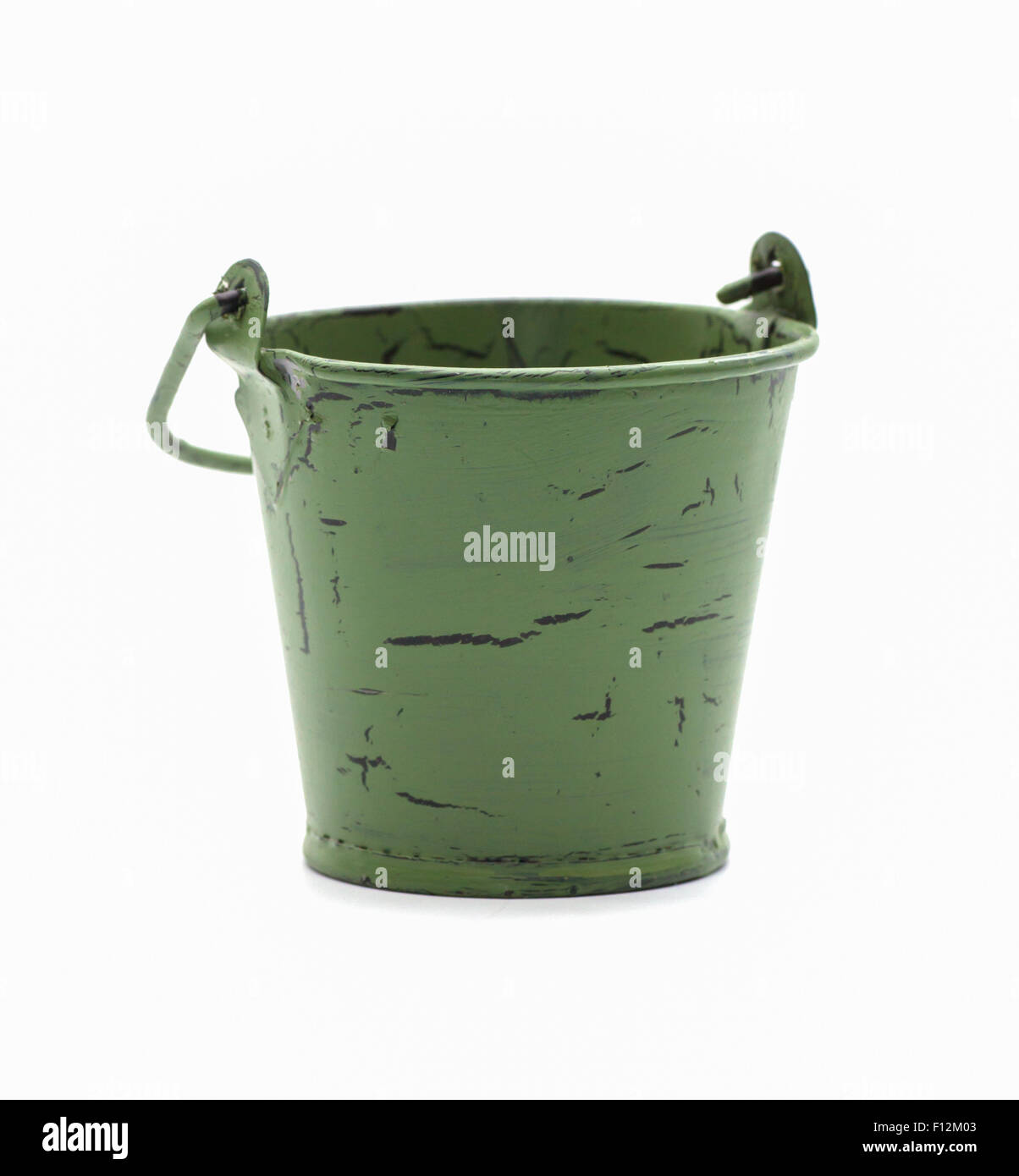 empty bucket isolated on white Stock Photo - Alamy