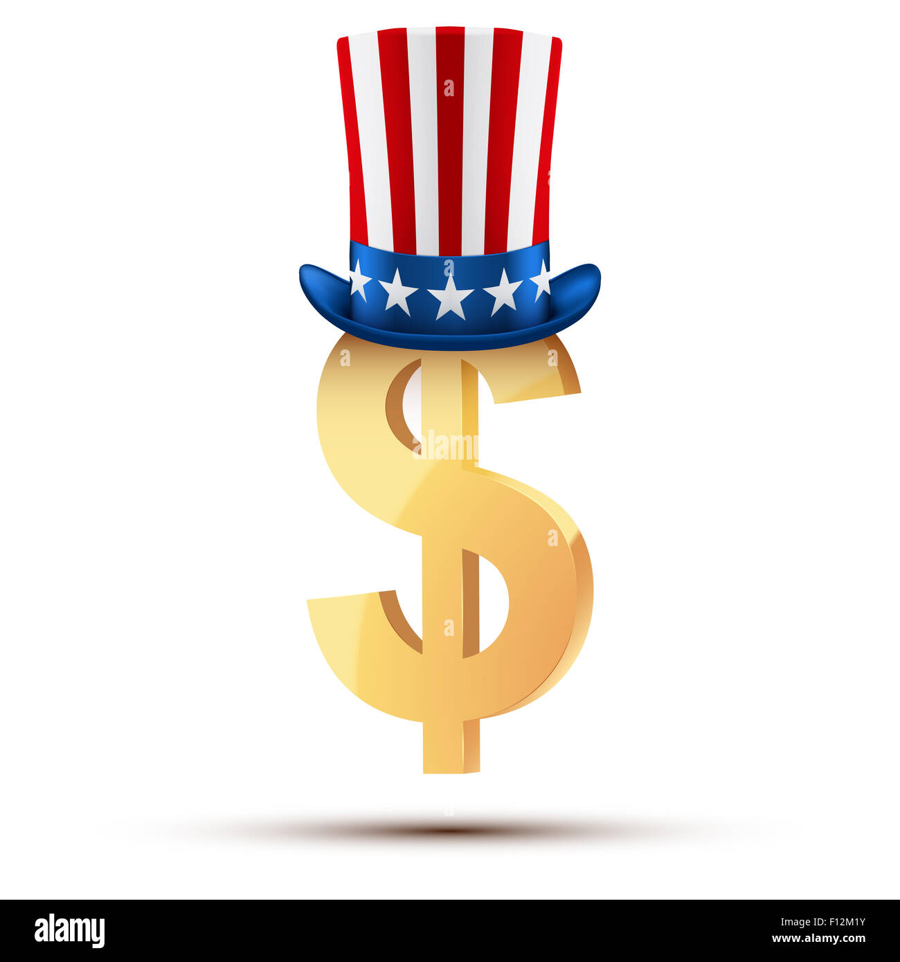 Uncle sam dollars illustration hi-res stock photography and images - Alamy