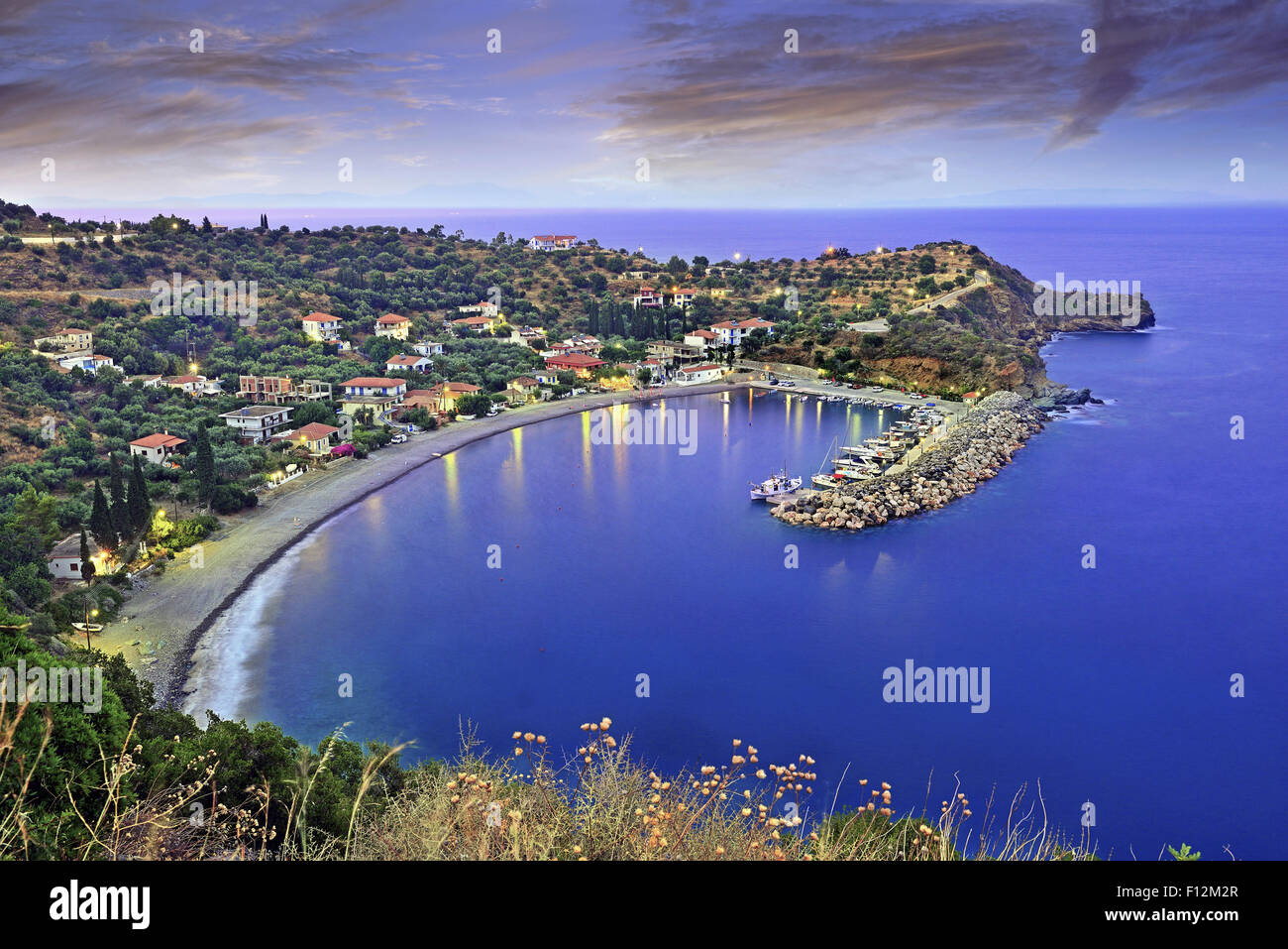 Sampatiki village arcadia peloponnese greece hi-res stock photography ...