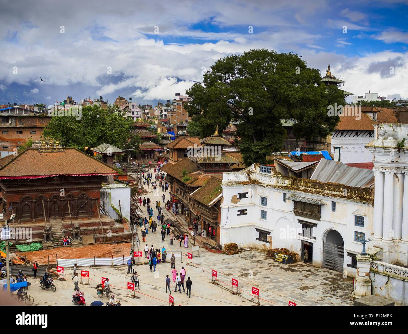 Kathmandu, Nepal. 1st Aug, 2015. Durbar Square is the ancient capitol ...