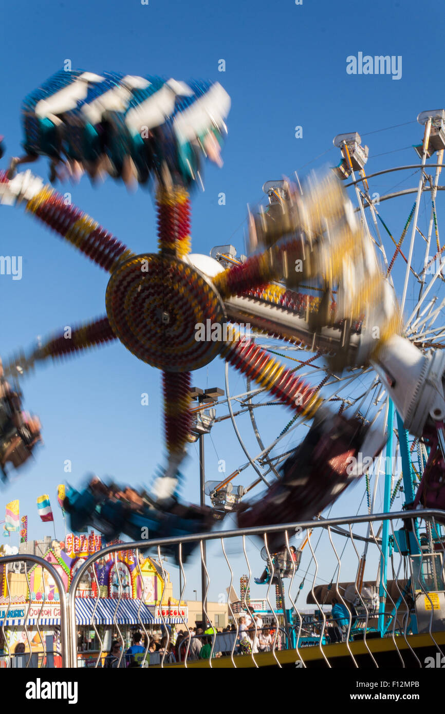 Fast ride at San Gennaro Festival Stock Photo - Alamy