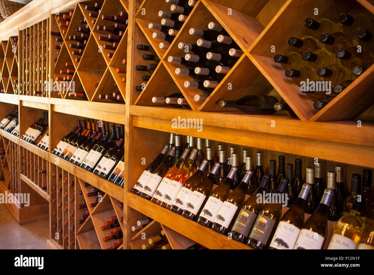 wine for sale, Roblar Winery, Santa Ynez Valley, California Stock Photo ...