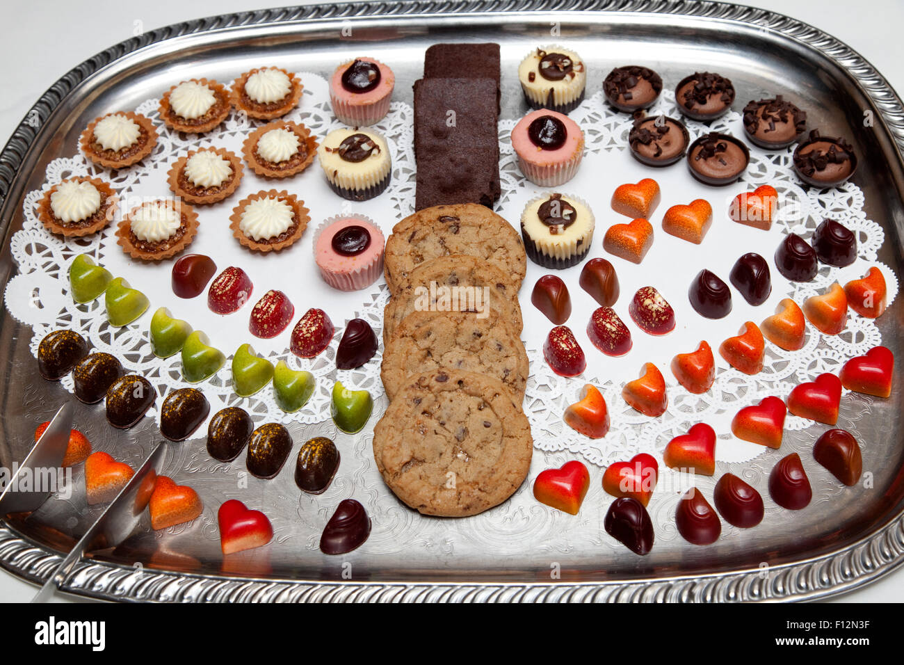 A beautiful party tray of assorted candies, cookies and sweets. St Paul ...
