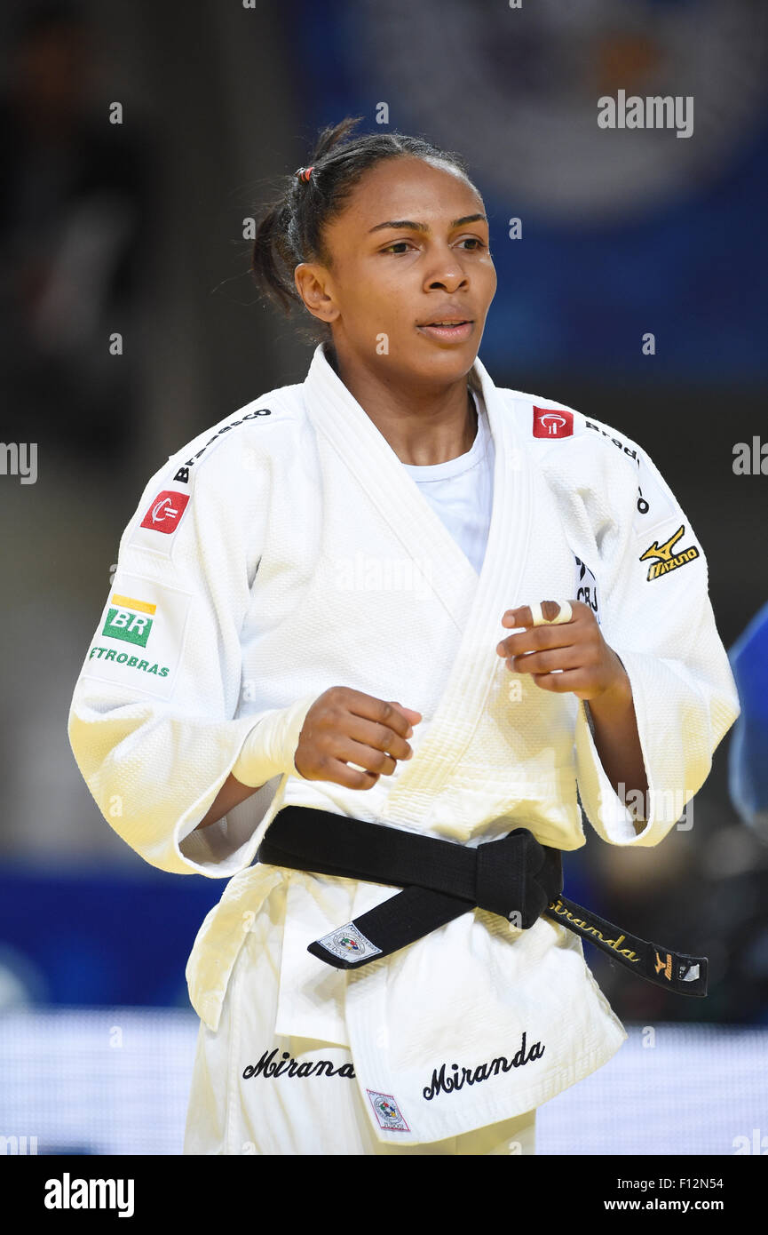 Astana, Kazakhstan. 25th Aug, 2015. Erika Miranda (BRA) Judo : World ...
