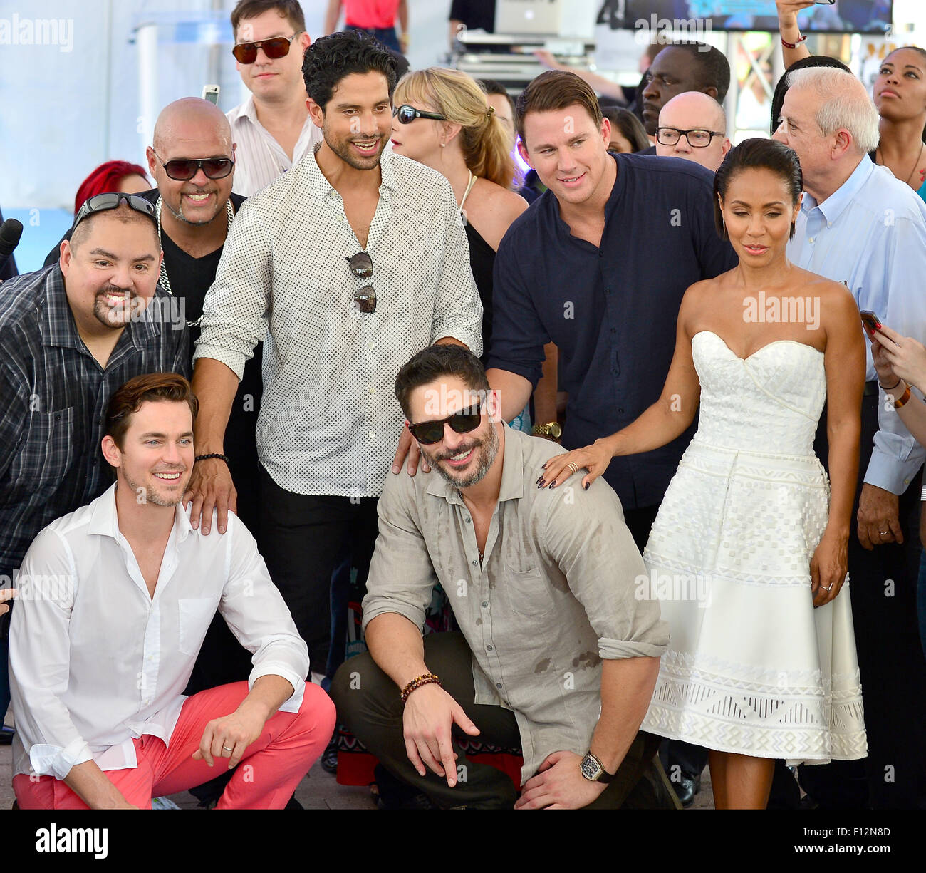 Magic Mike XXL cast honored with stars on the official Miami Walk Of ...