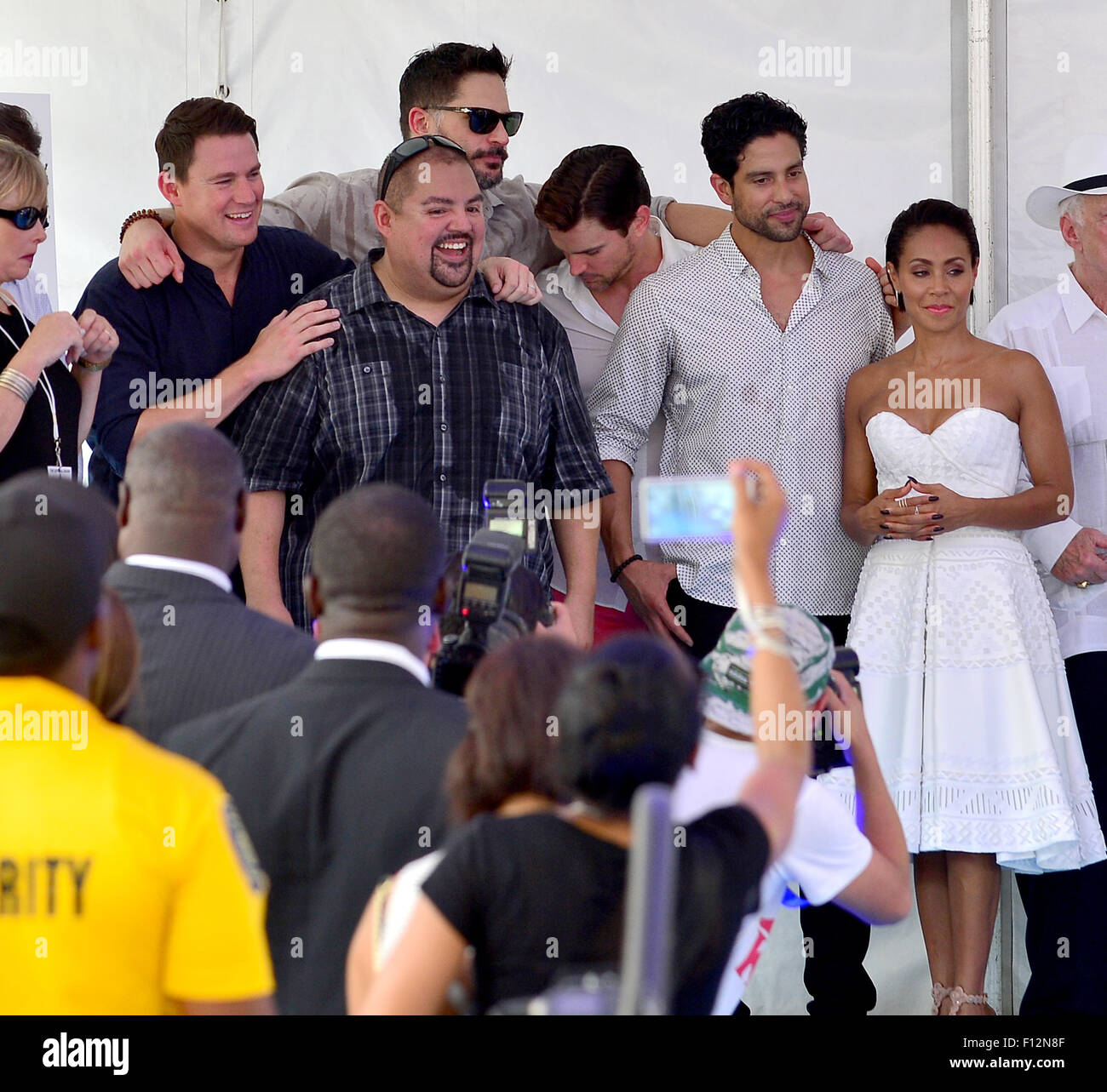 Magic Mike XXL cast honored with stars on the official Miami Walk Of ...