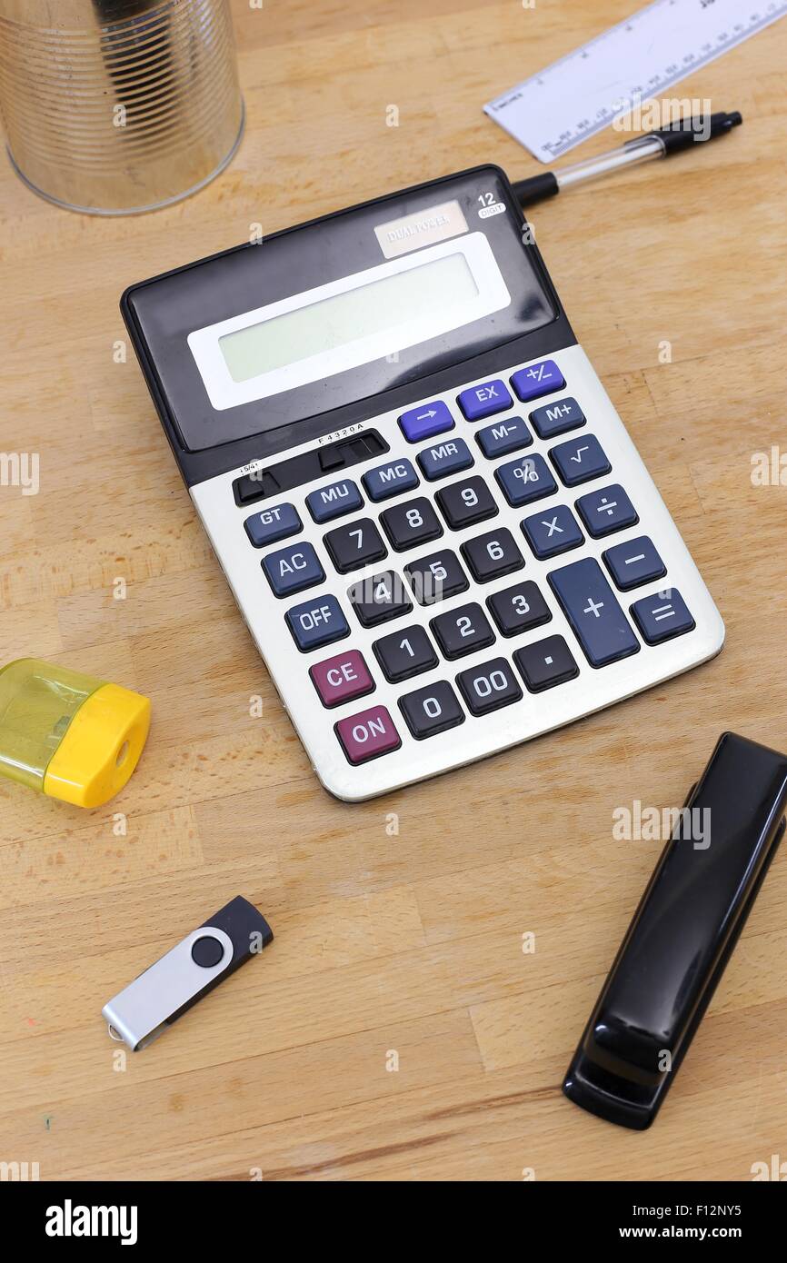 Oversized calculator hi-res stock photography and images - Alamy