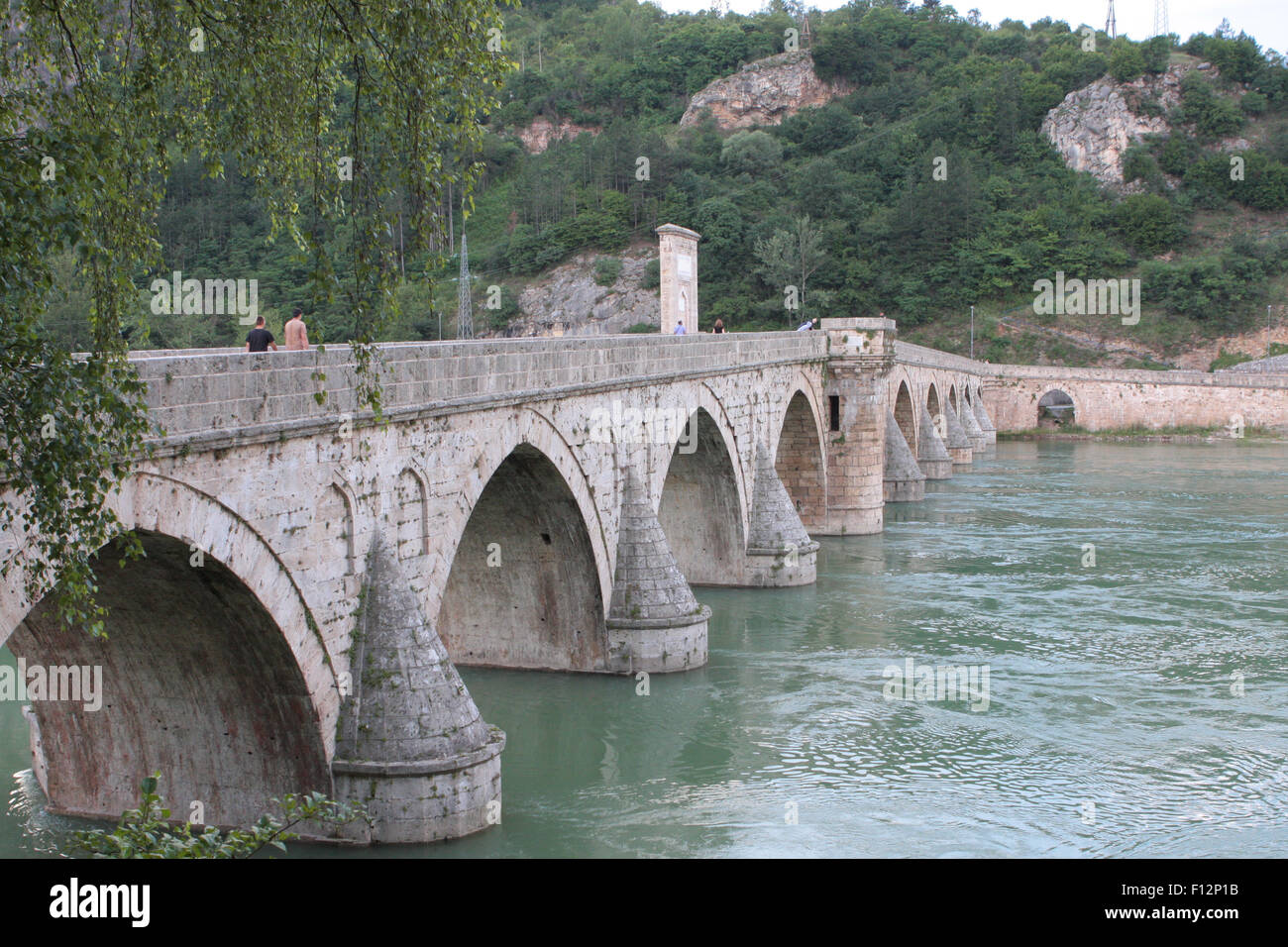 Bridge on river Drina Stock Photo - Alamy