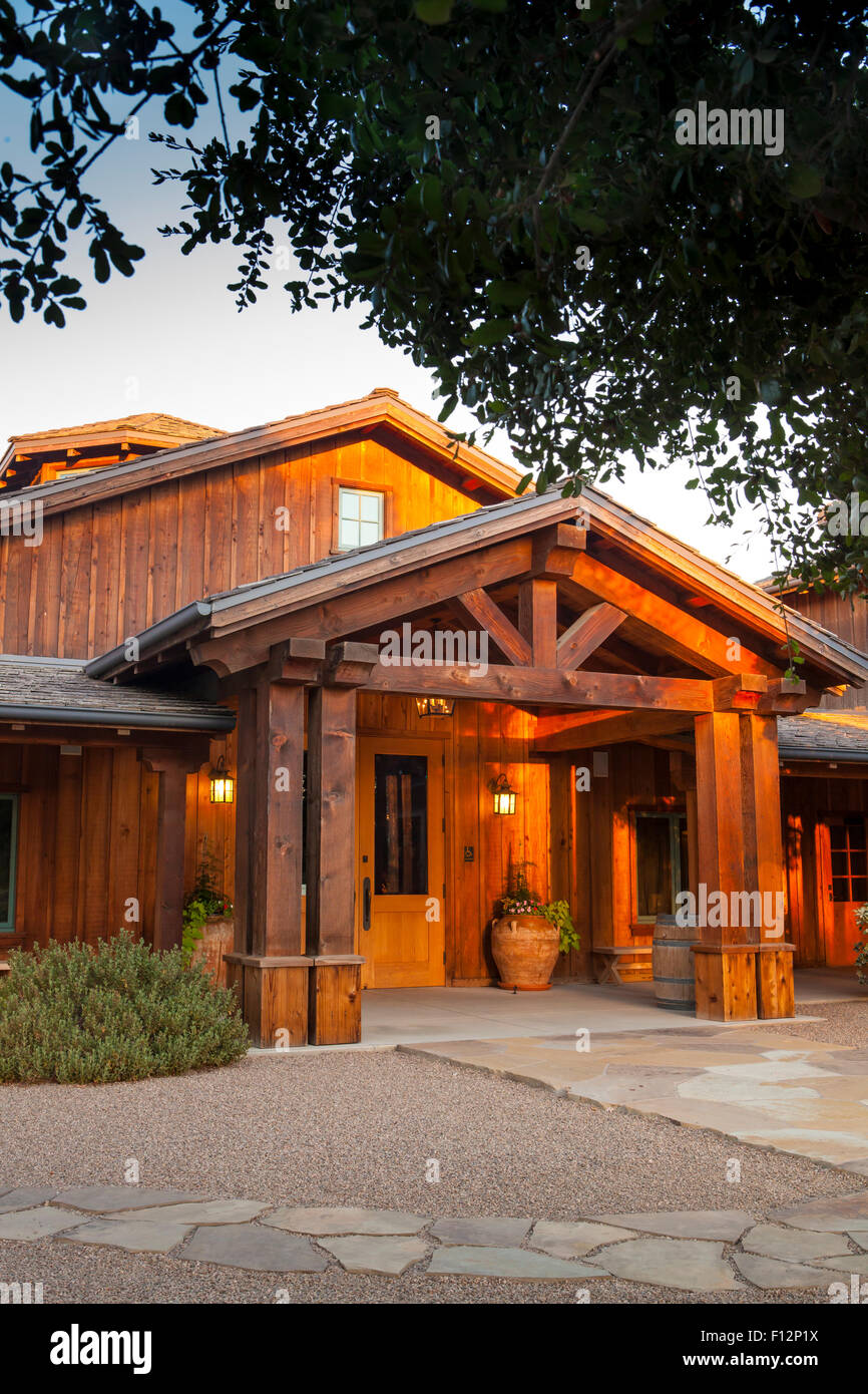 front entrance to Roblar Winery, Santa Ynez Valley, California Stock ...