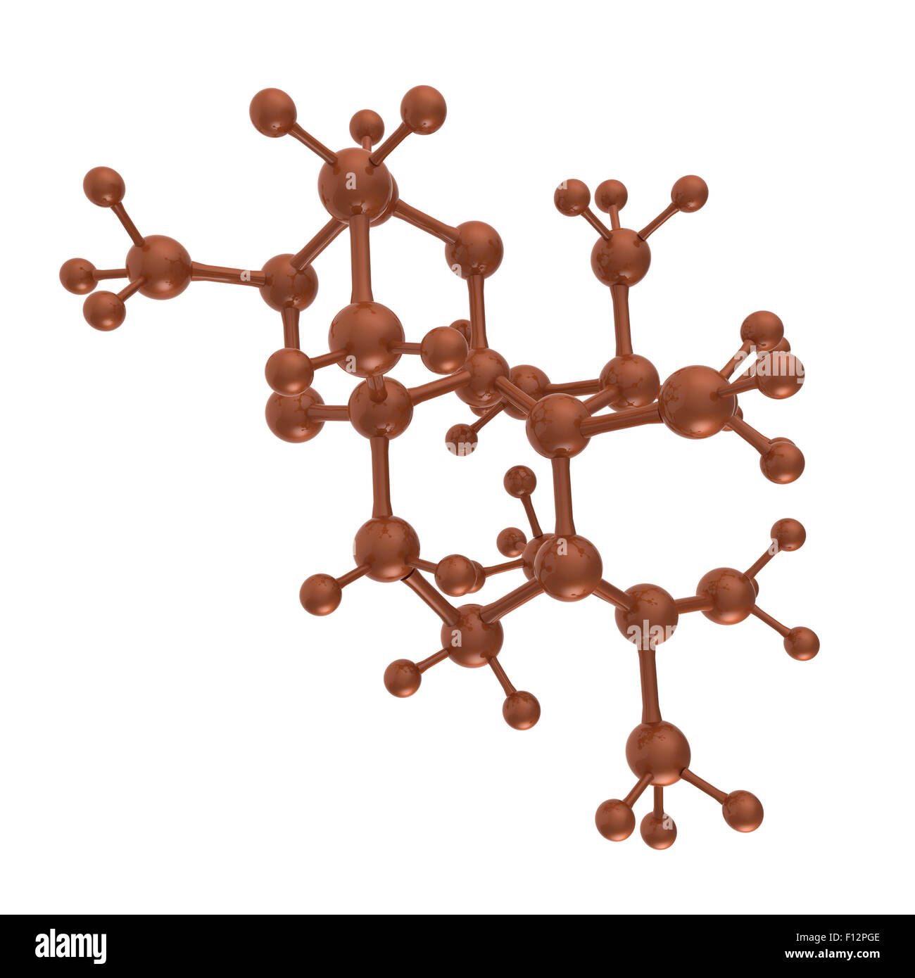 Molecule white 3d on white background Stock Photo - Alamy