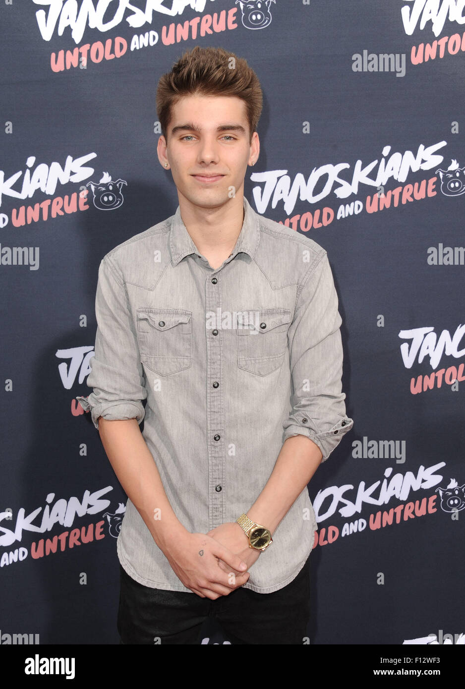 Los Angeles, California, USA. 25th Aug, 2015. Dyllan Murray attending ...