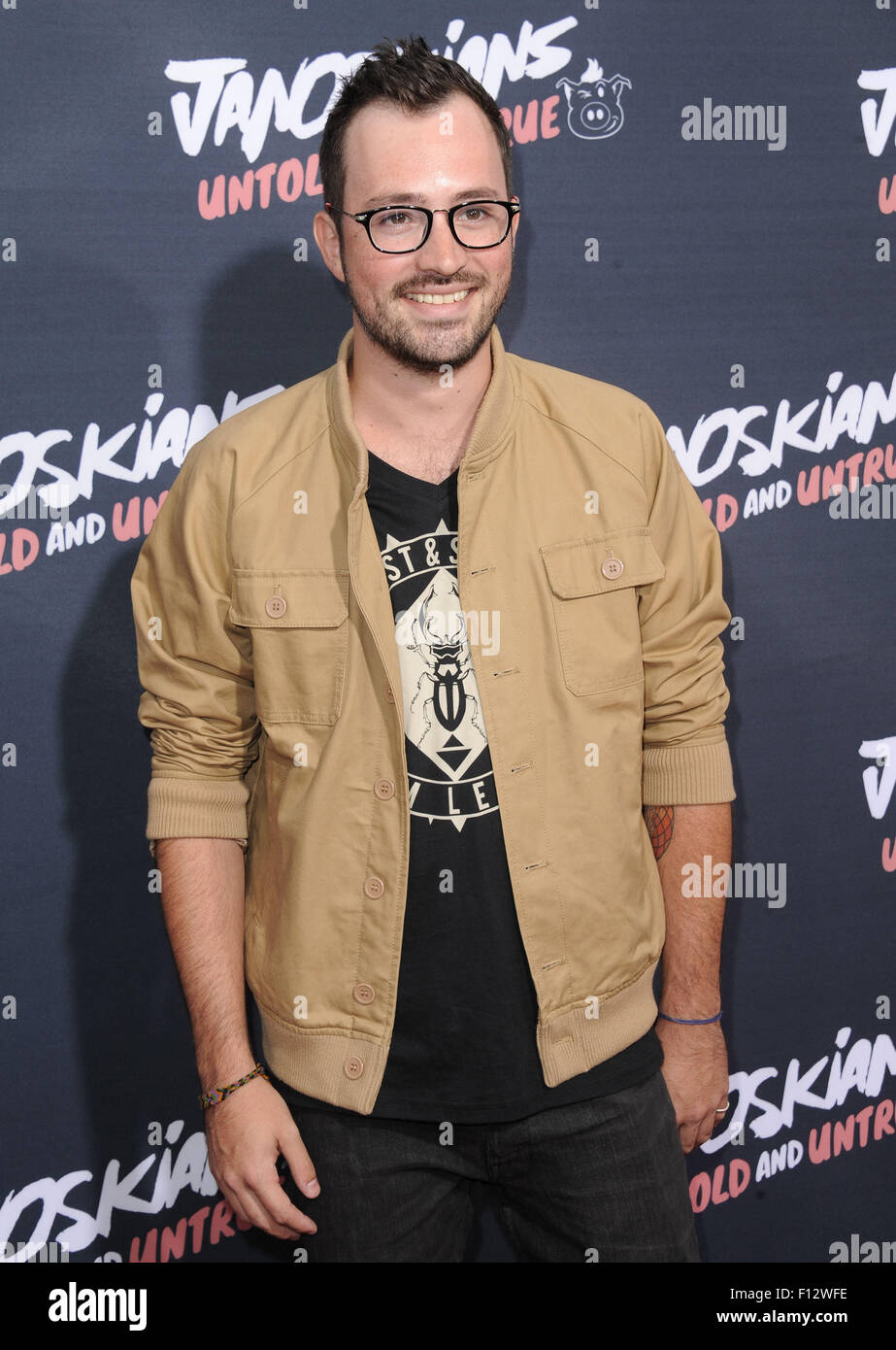 Los Angeles, California, USA. 25th Aug, 2015. Dustin Belt attending the ...