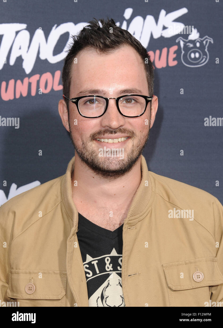 Los Angeles, California, USA. 25th Aug, 2015. Dustin Belt attending the ...