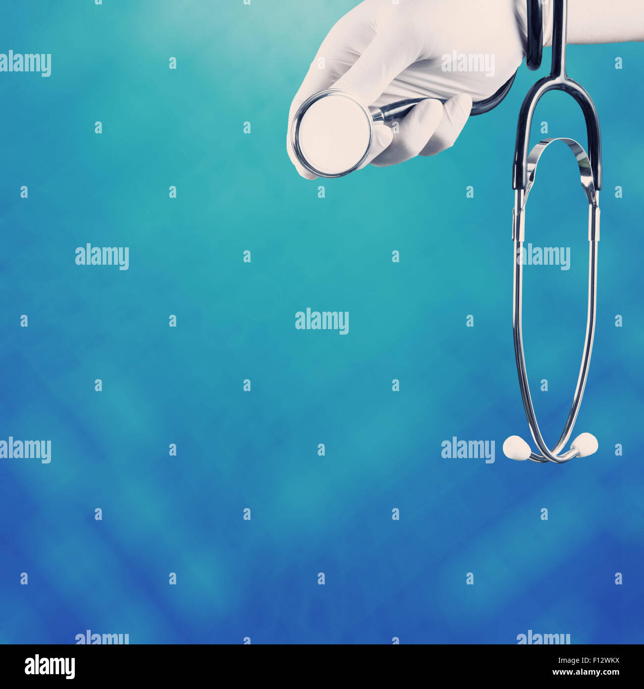 Doctor hand with medical background as concept Stock Photo - Alamy