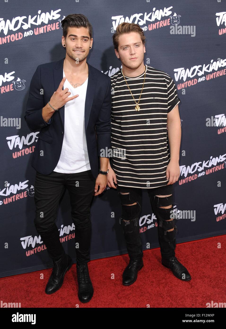 Los Angeles, CA, USA. 25th Aug, 2015. Andrew Bazzi at arrivals for ...
