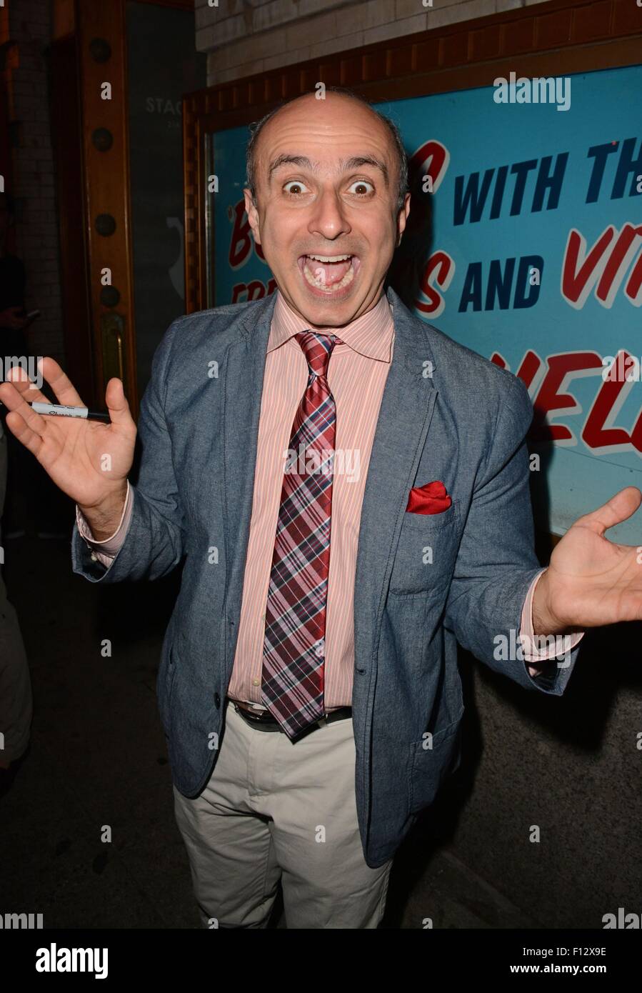 New York, NY, USA. 25th Aug, 2015. Stephen DeRosa at a public ...