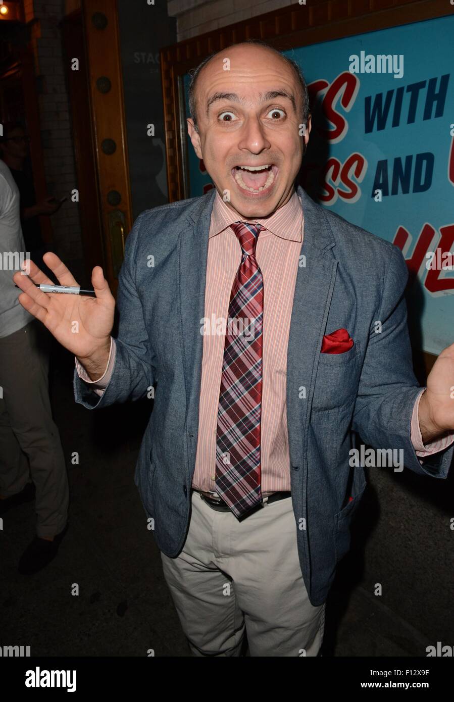 New York, NY, USA. 25th Aug, 2015. Stephen DeRosa at a public ...