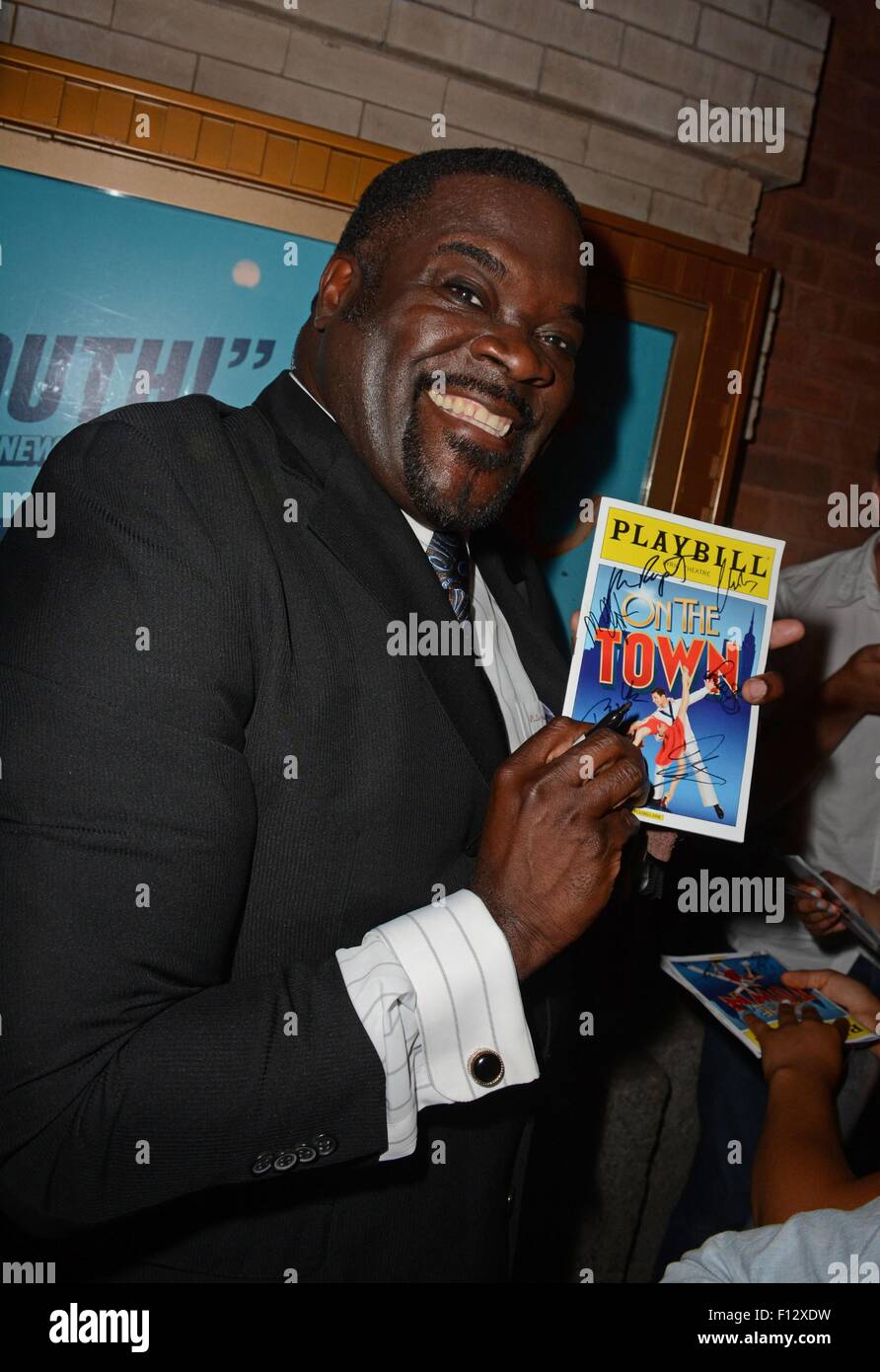 New York, NY, USA. 25th Aug, 2015. Phillip Boykin at a public ...
