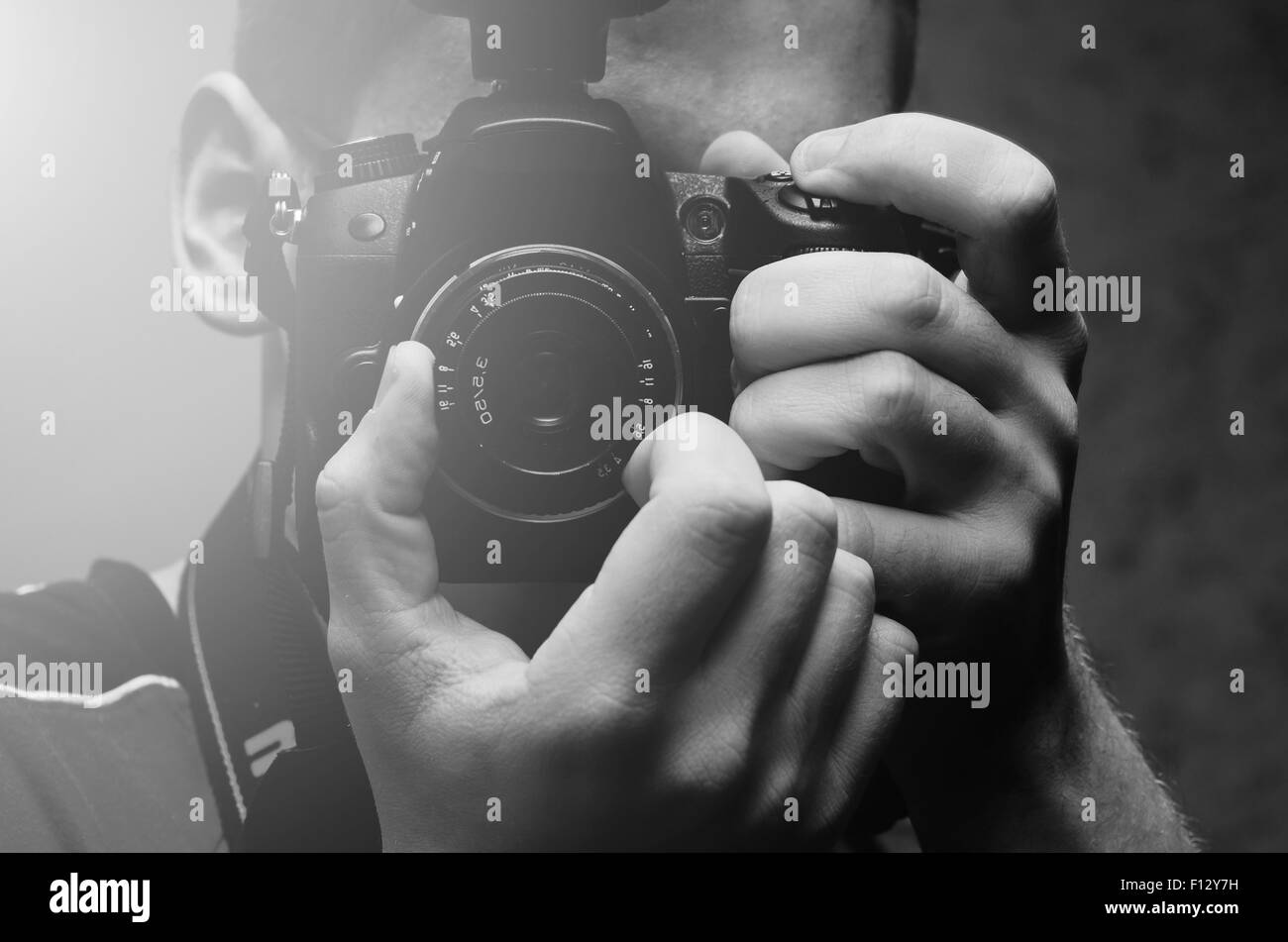How to take a photo Black and White Stock Photos & Images - Alamy