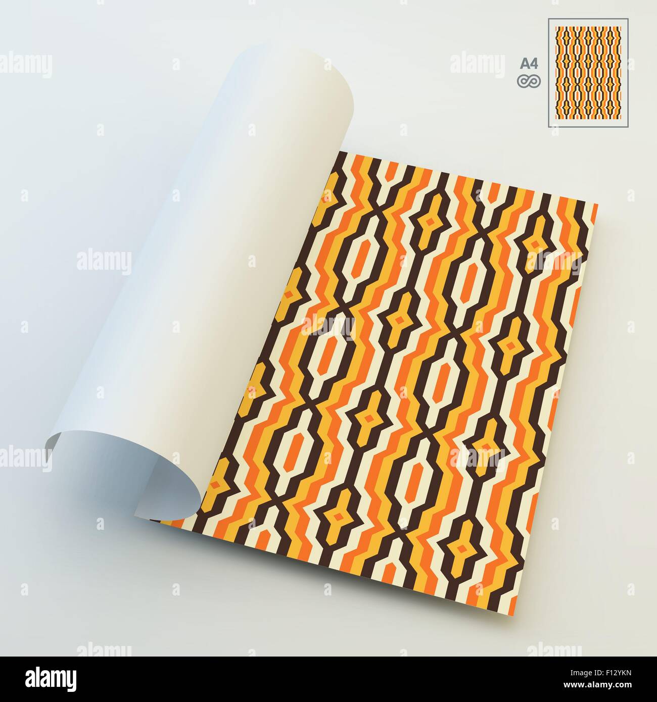 Seamless Vector Background. A4 Business Blank. Can Be Used For ...