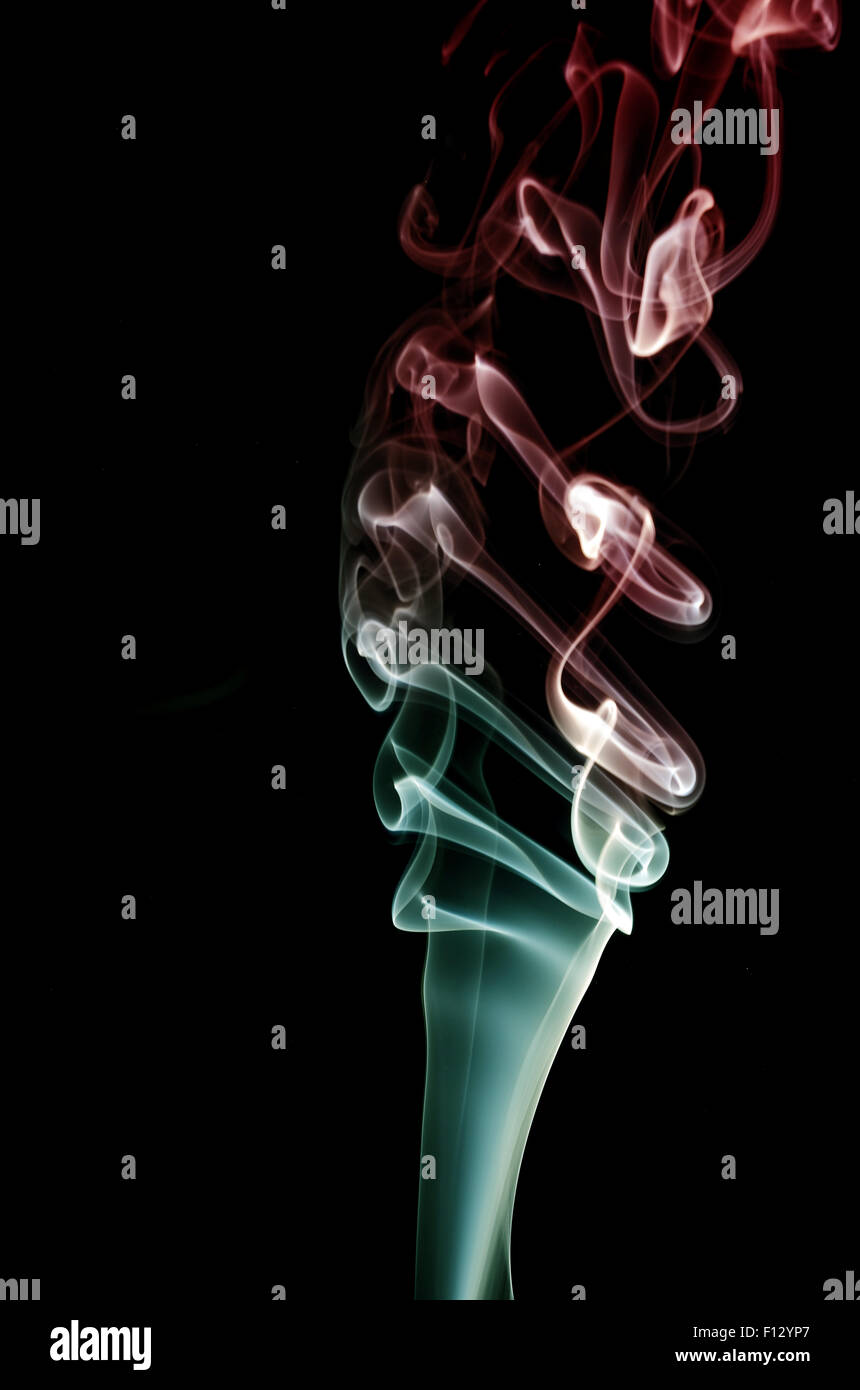 Smoke effect with dynamic swirls Stock Photo - Alamy