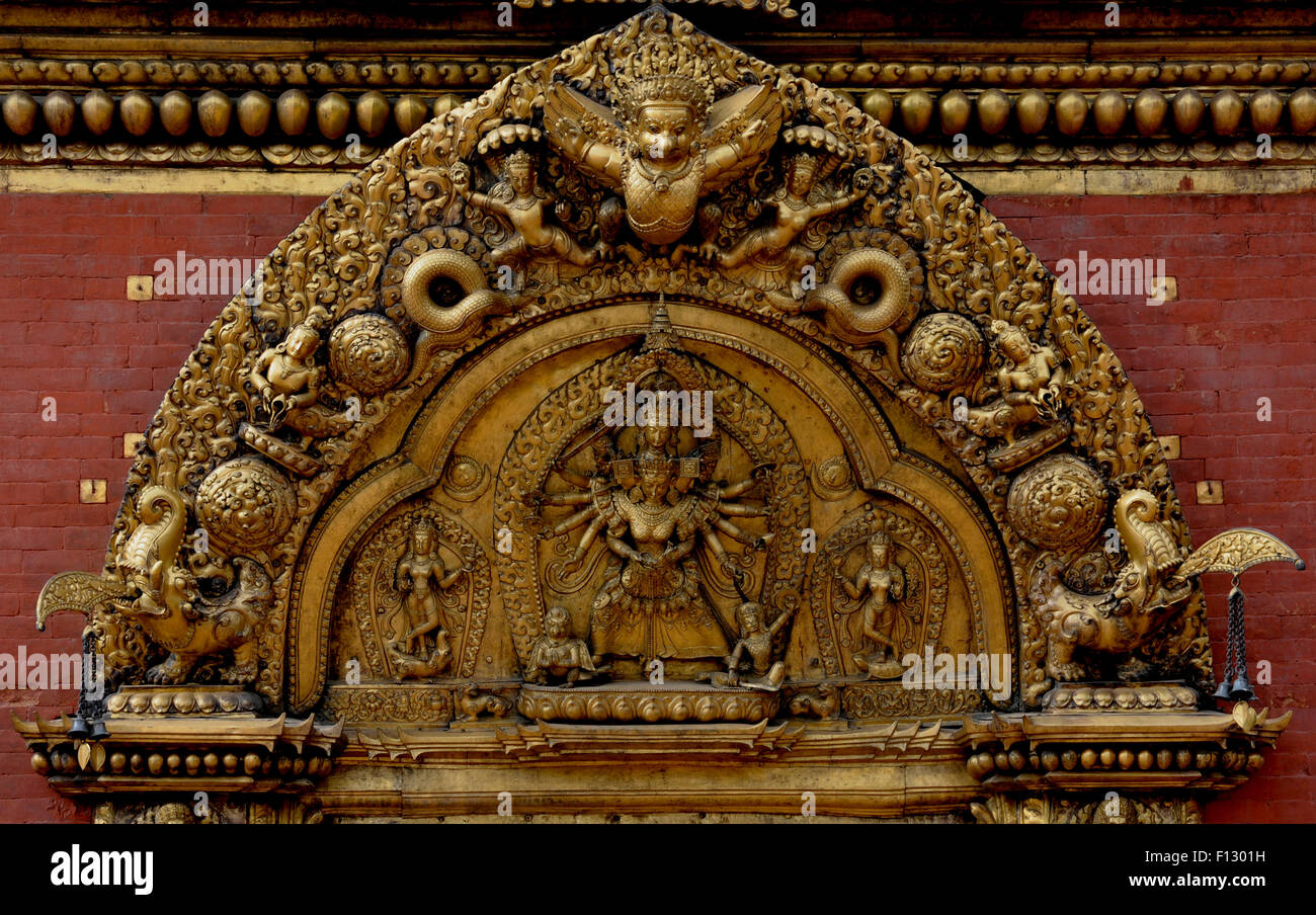 Newari Style Door High Resolution Stock Photography and Images - Alamy