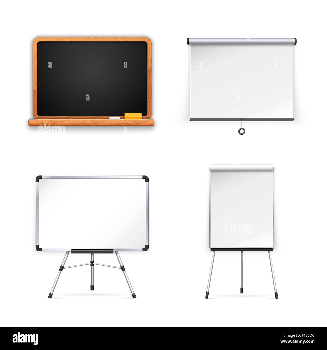 Blank projector screen flip chart hi-res stock photography and images ...