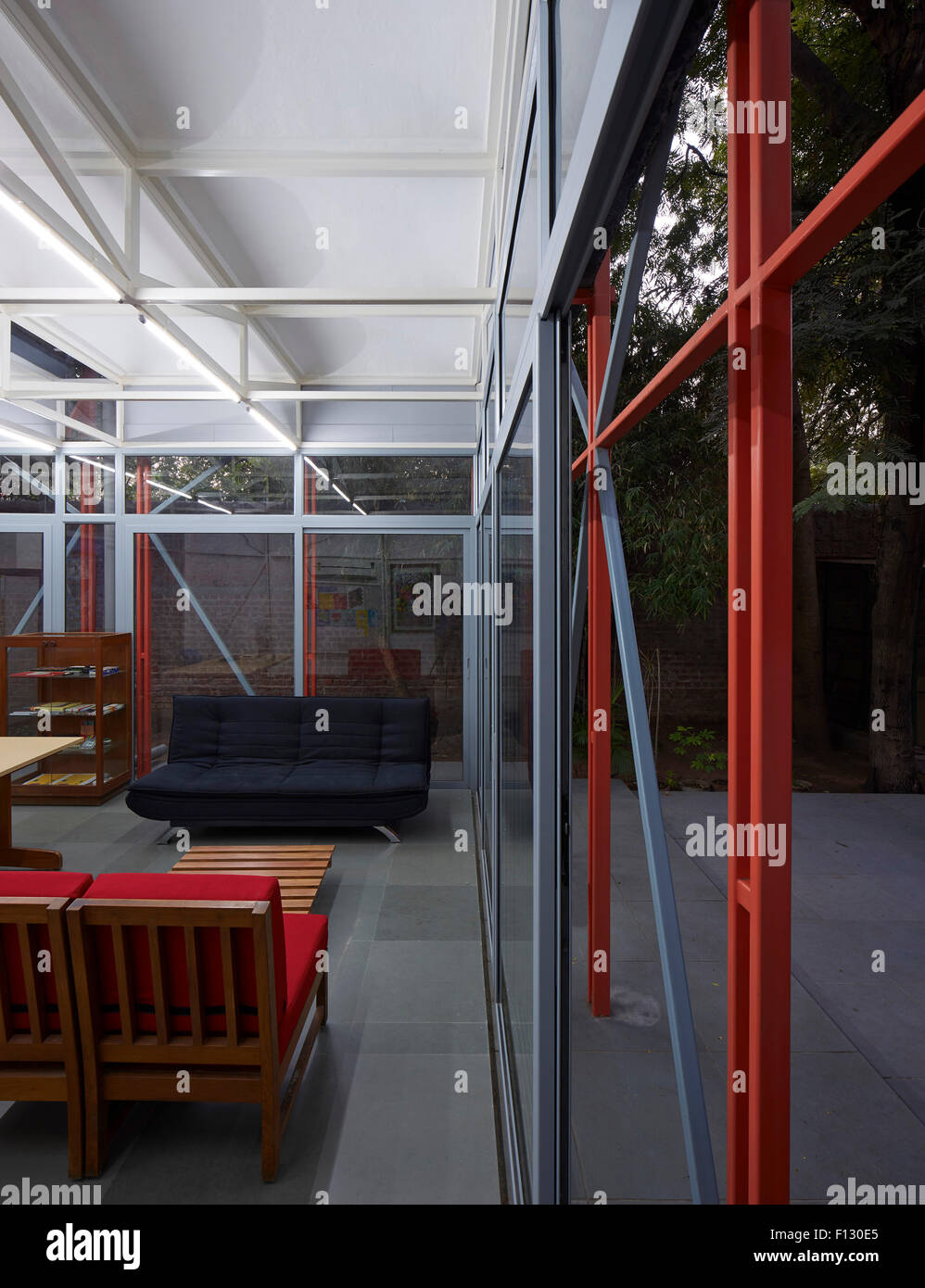 Interior view. Studio for Hazel Karkaria Graphic designer, Ahmedabad ...