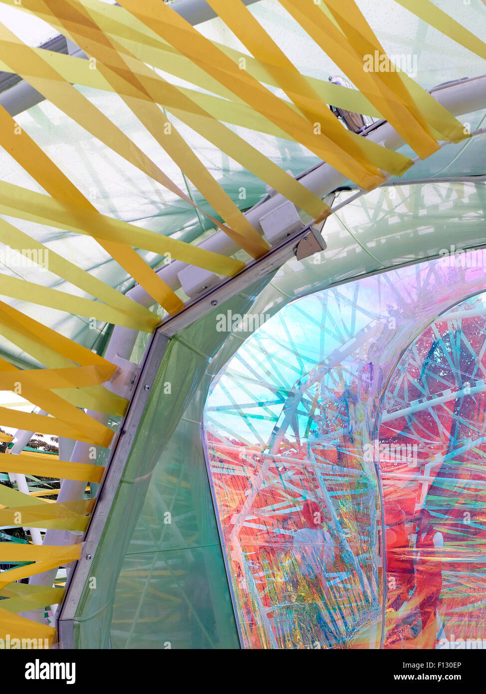Detail of pavilion tunnel. Serpentine Summer Pavilion 2015, London ...