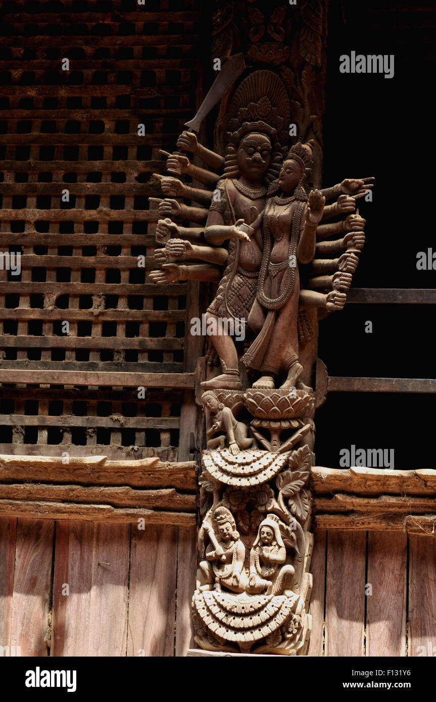 A maginificent piece of architecural art in the heritage temple complex ...