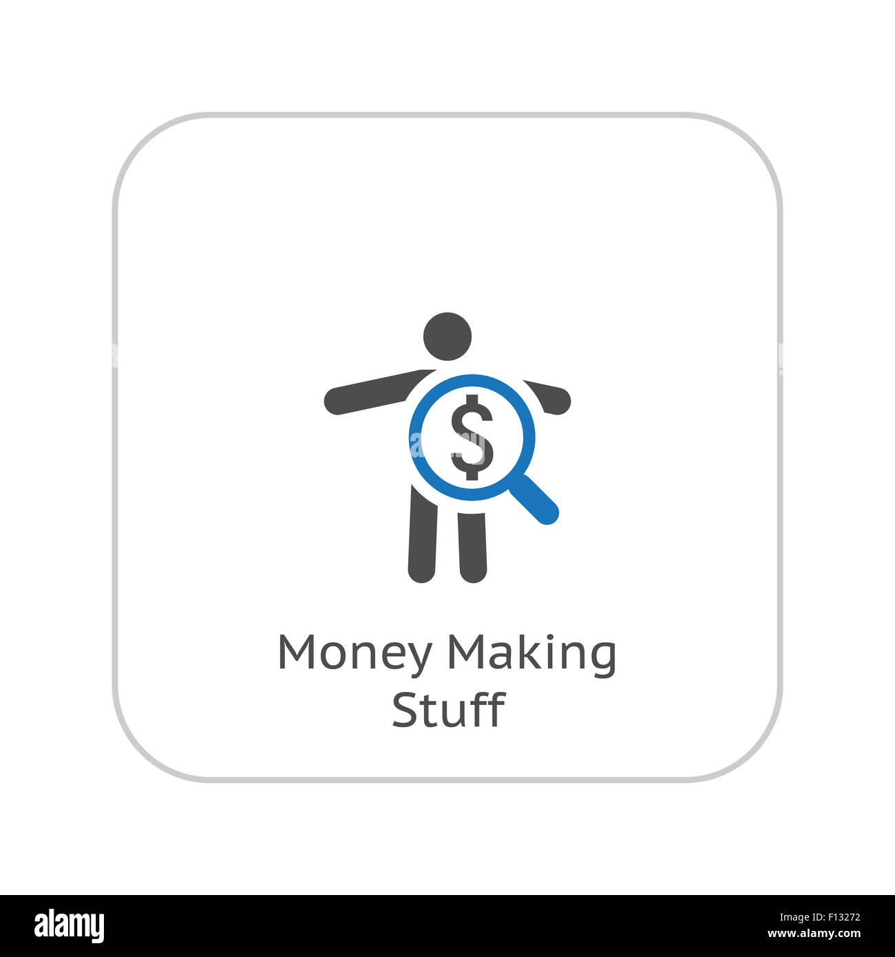 Searching for Professional Stuff. Business Concept. Flat Design ...