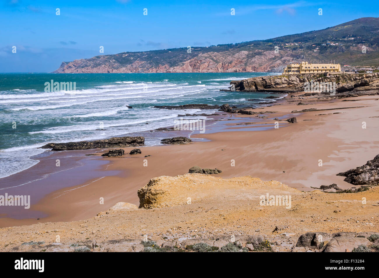 Praia do Guincho, Beach Lisbon Portugal Stock Photo - Alamy