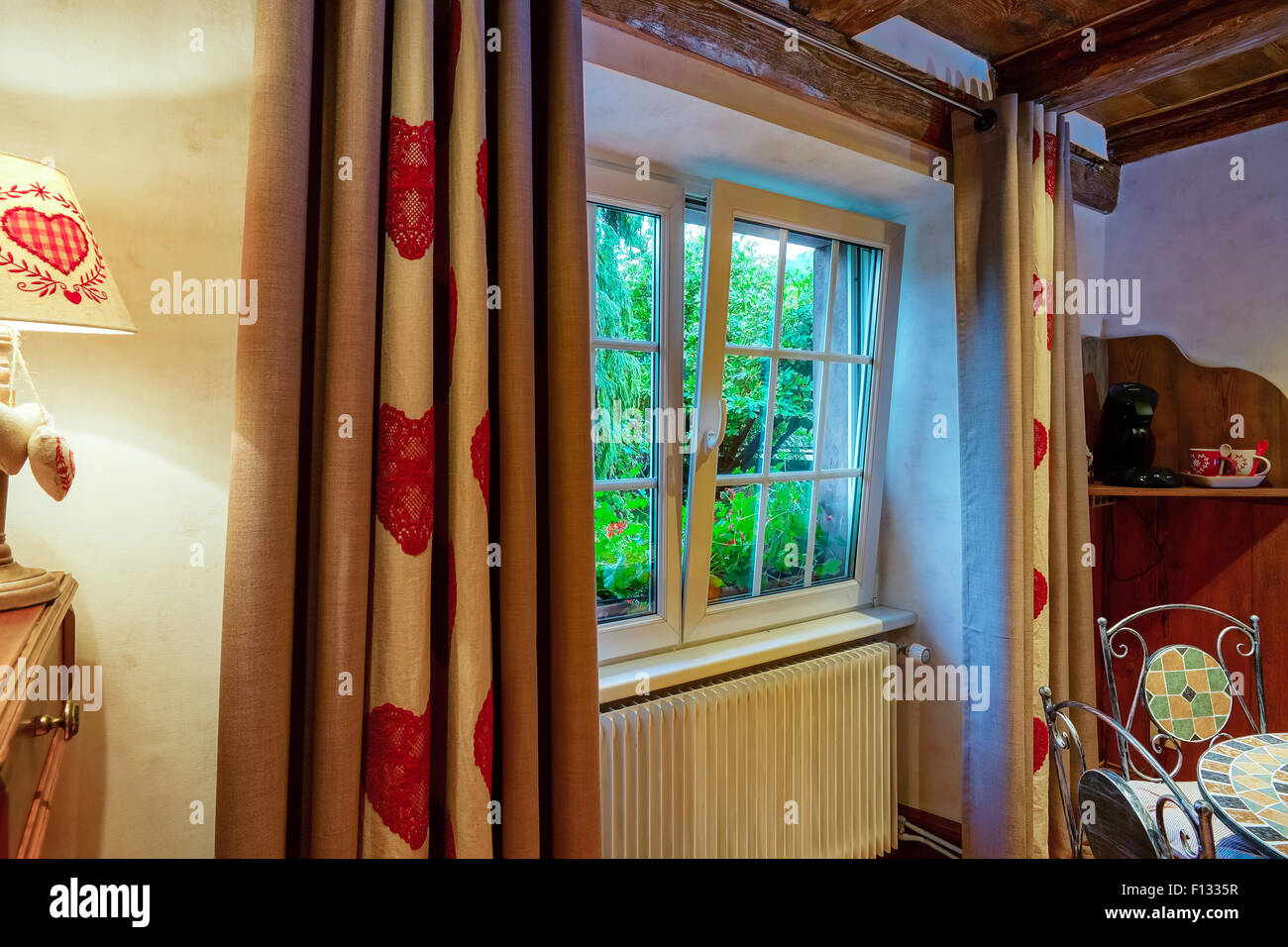 New pvc window in renovated room, apartment for rent Stock Photo - Alamy