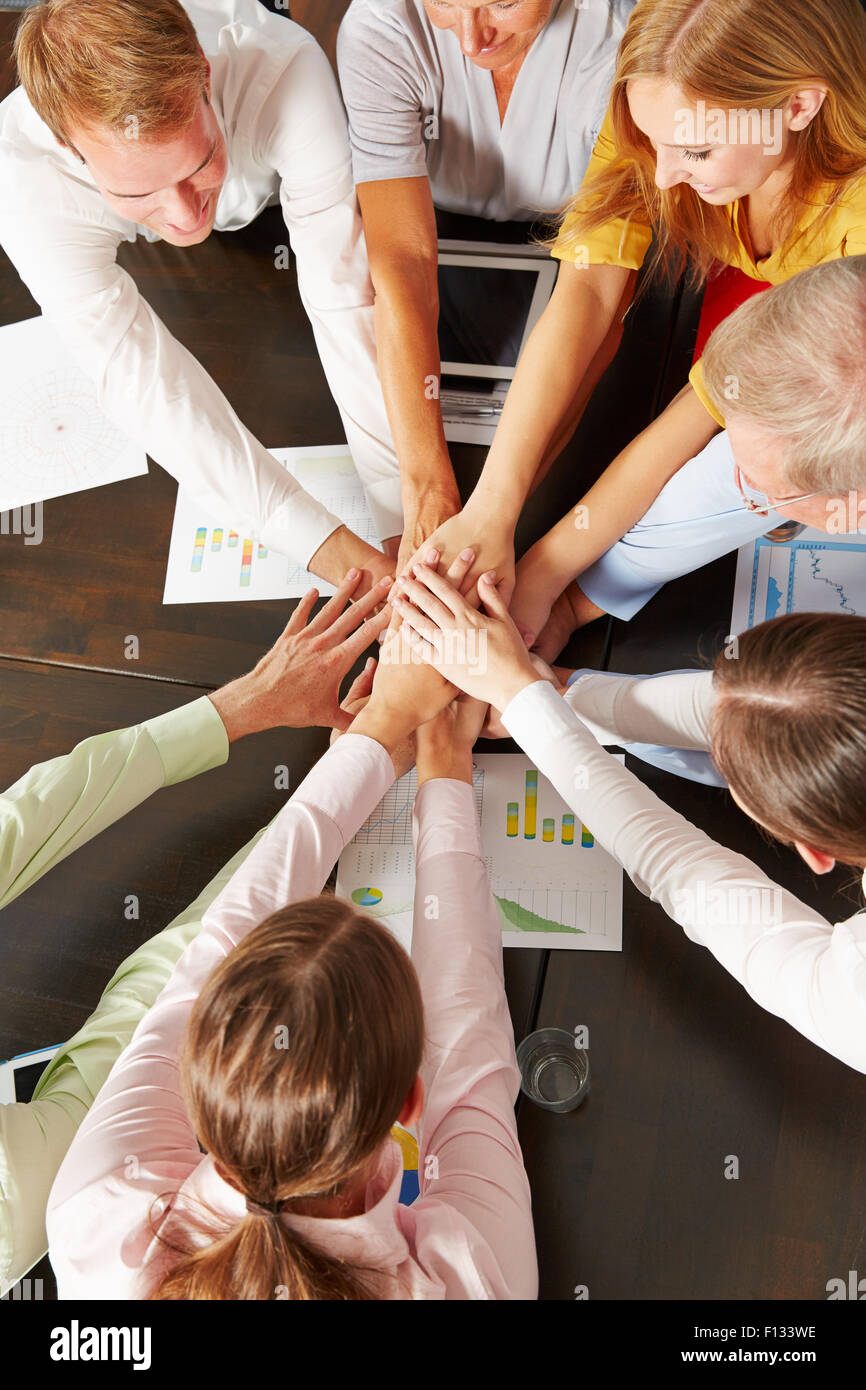 Teamwork Holding Hands