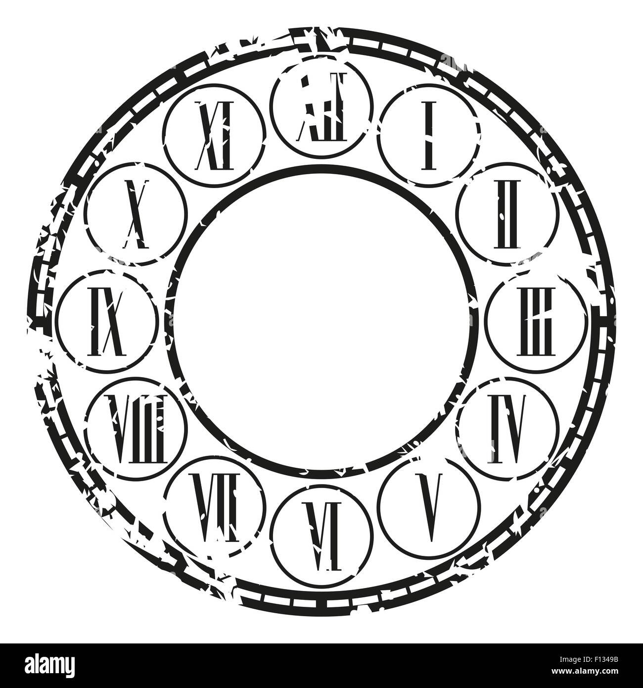 Vector vintage clock Stock Vector Image & Art - Alamy