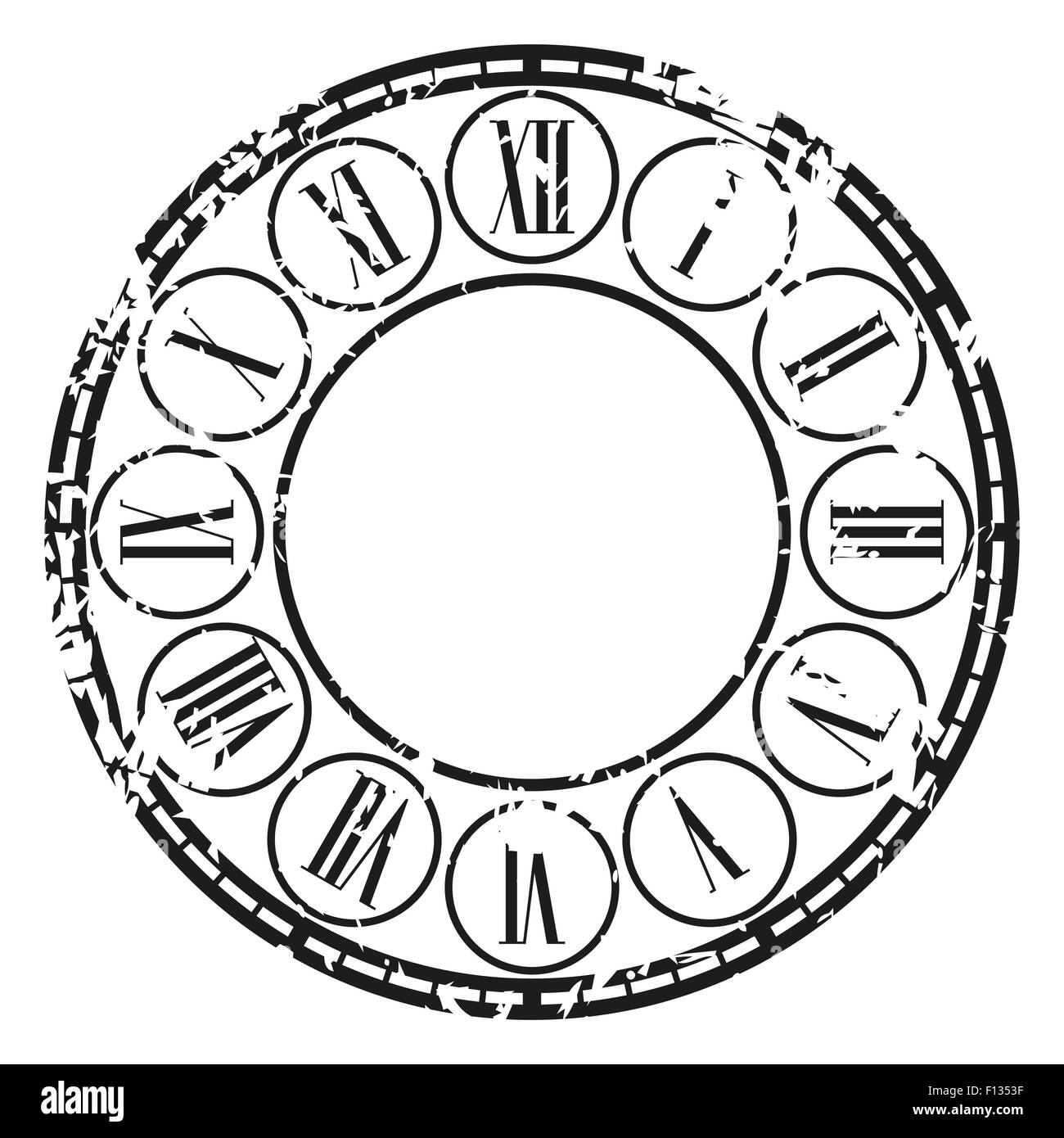 Vector vintage clock Stock Vector Image & Art - Alamy