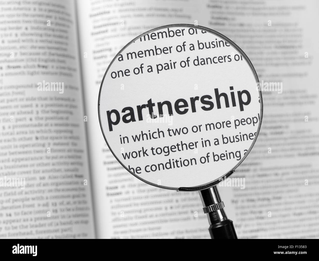 Partnership word hi-res stock photography and images - Alamy