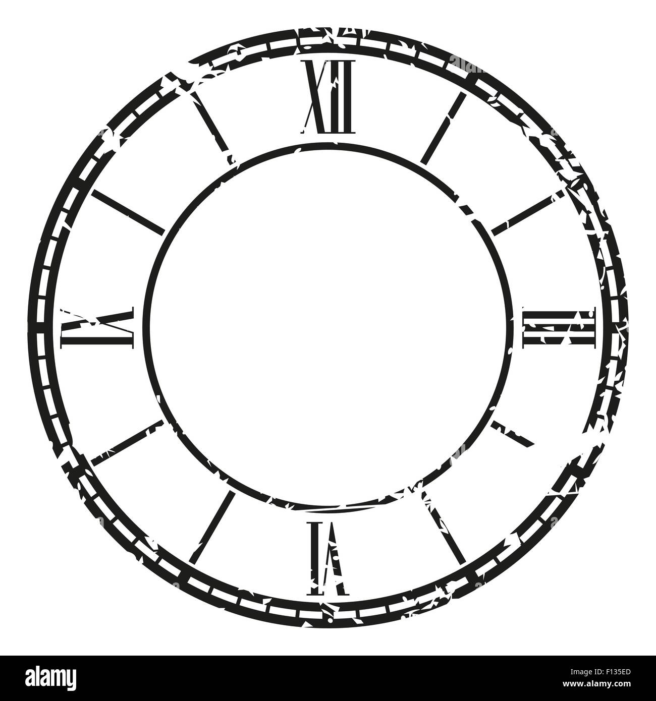 Vector vintage clock Stock Vector Image & Art - Alamy