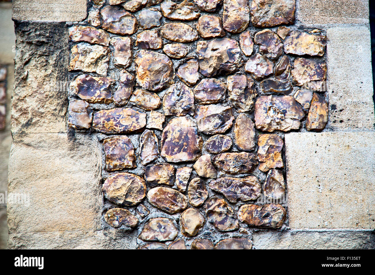 wall texture in london england and stone in the floor Stock Photo - Alamy