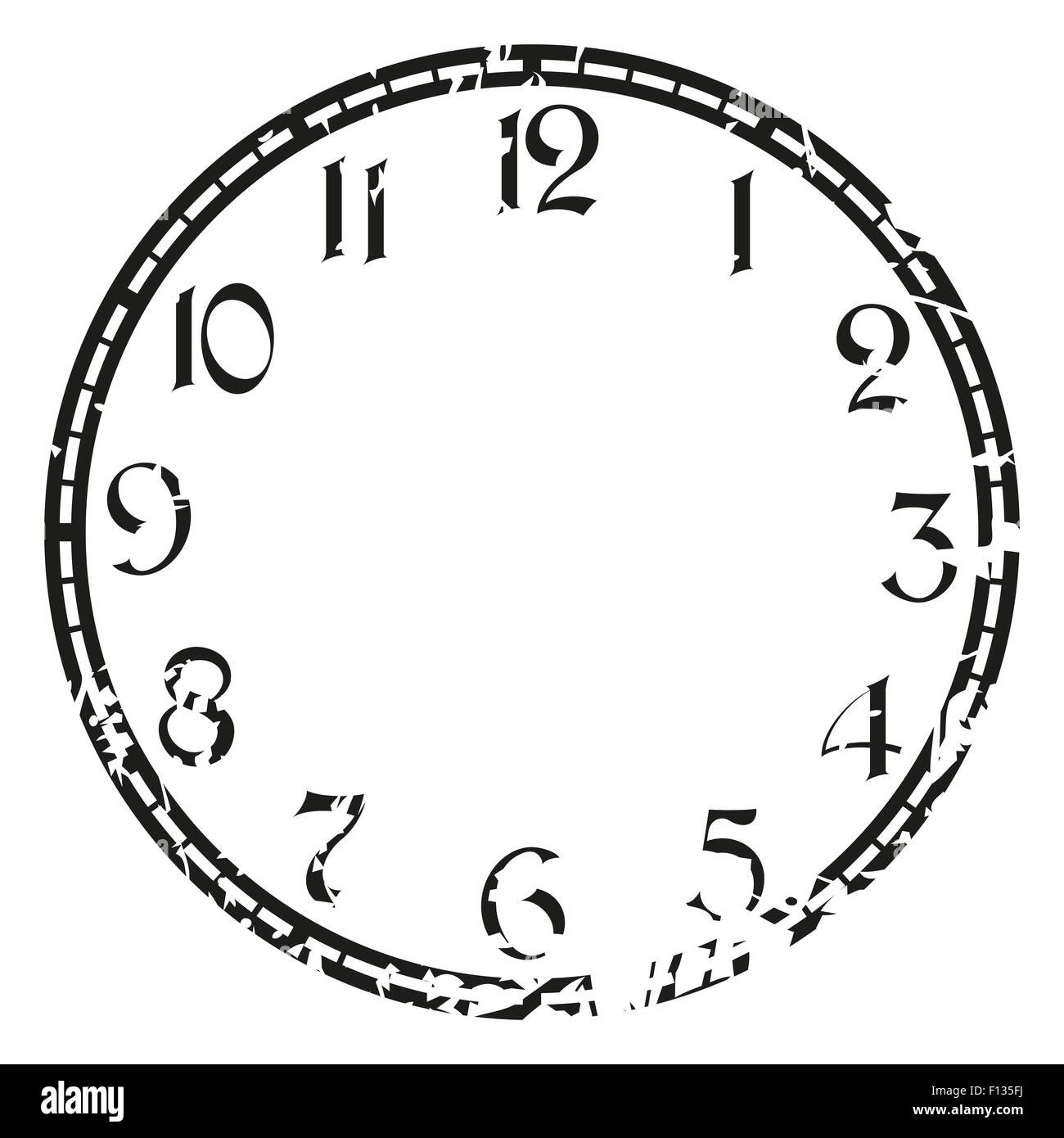 Vector vintage clock Stock Vector Image & Art - Alamy