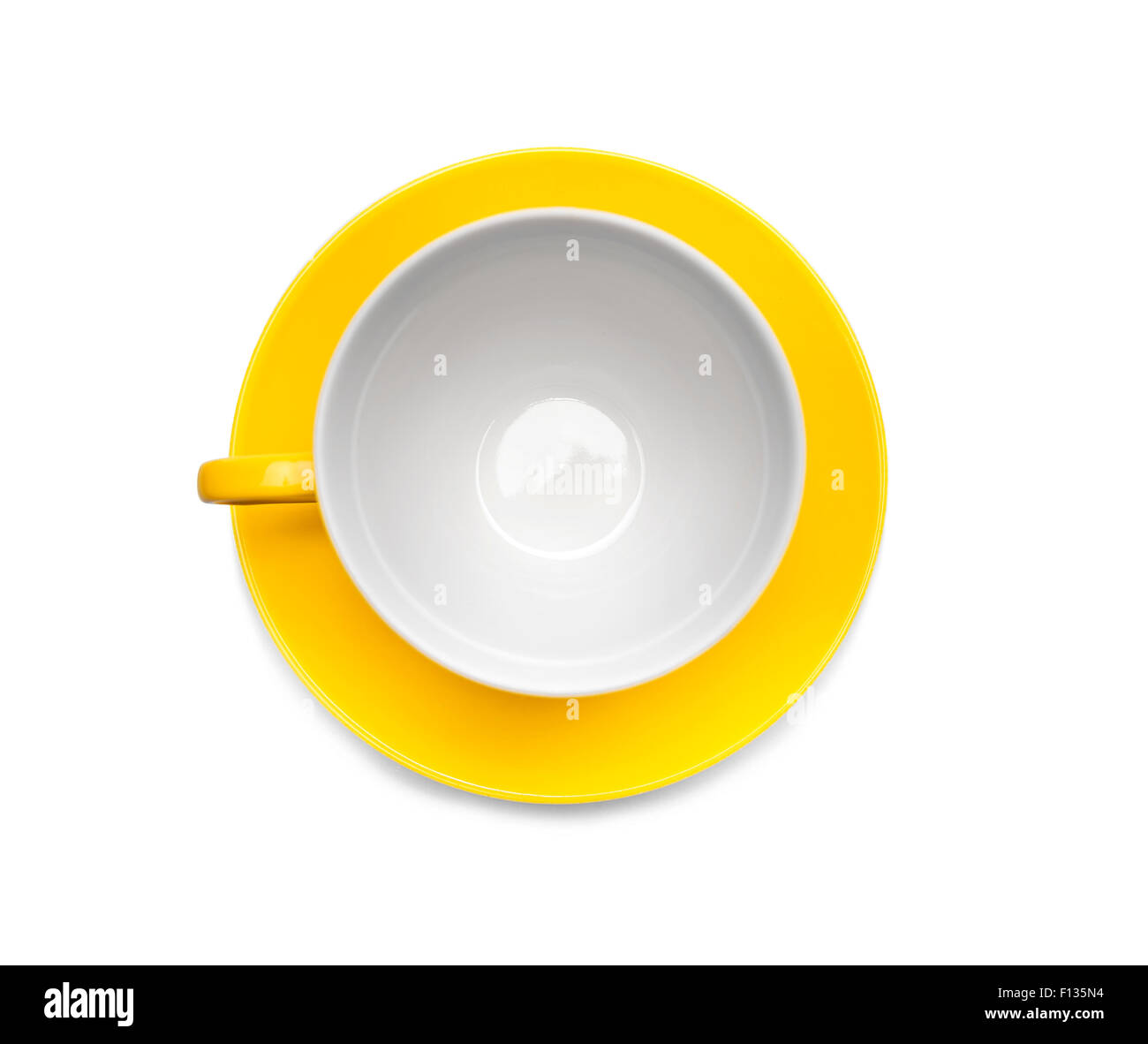 Yellow cup tea coffee hi-res stock photography and images - Alamy