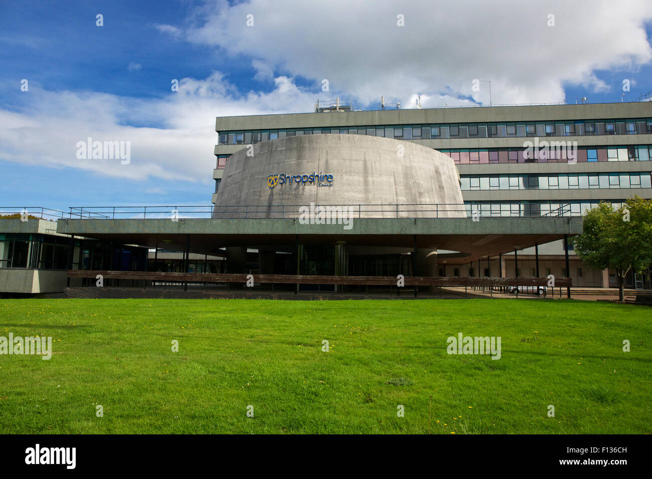 Shire Hall Abbey Foregate Shrewsbury Shropshire West Midlands England ...