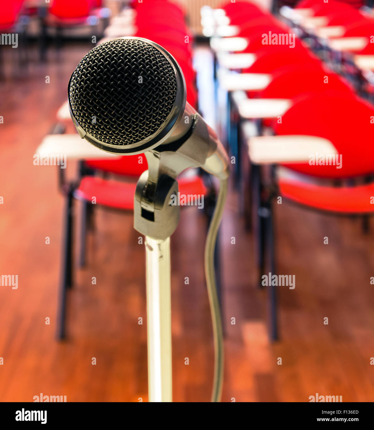 Empty conference room microphone hi-res stock photography and images ...