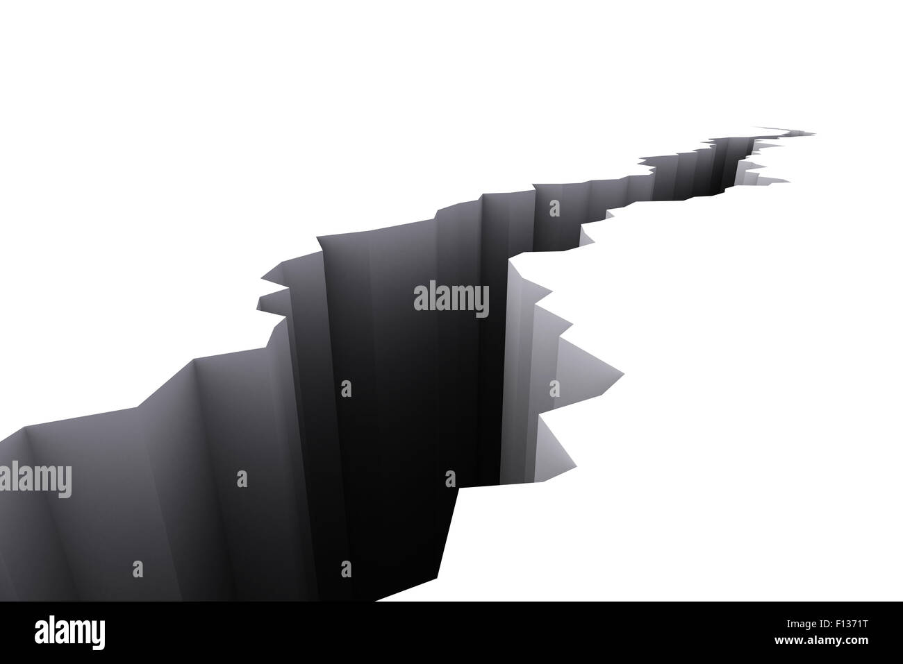 White cracked ground floor rendered in 3d Stock Photo - Alamy