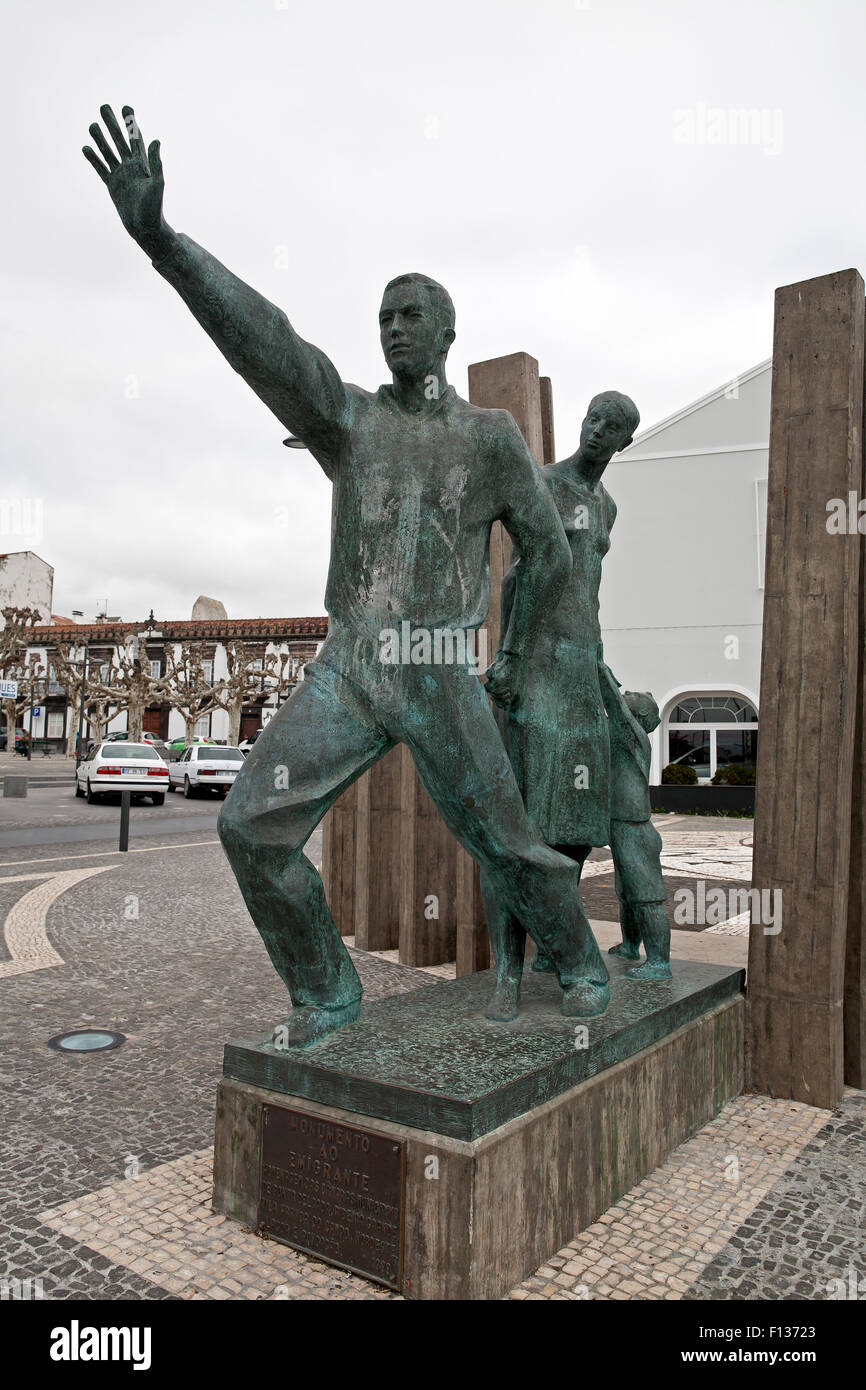Statue in Sao Miguel azores Stock Photo - Alamy