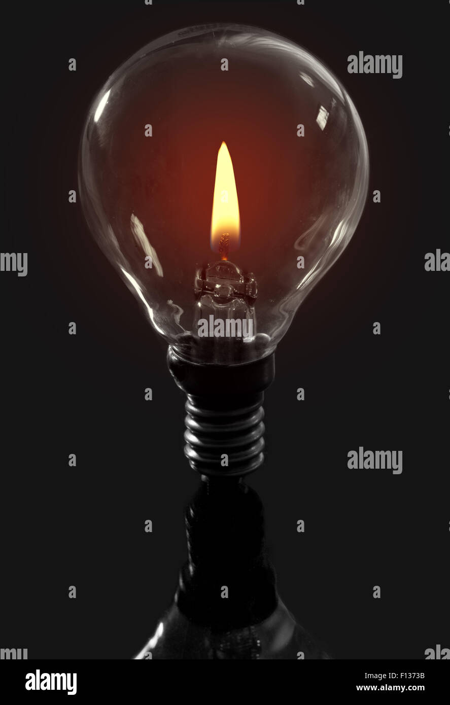 Candle inside lamp hi-res stock photography and images - Alamy