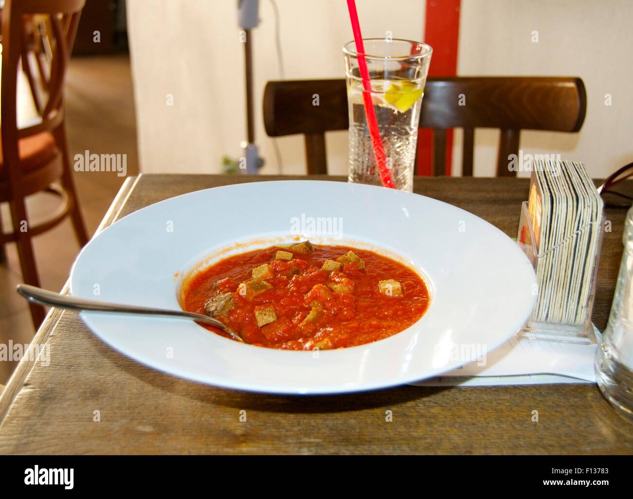 Traditional Slovak soup Stock Photo - Alamy