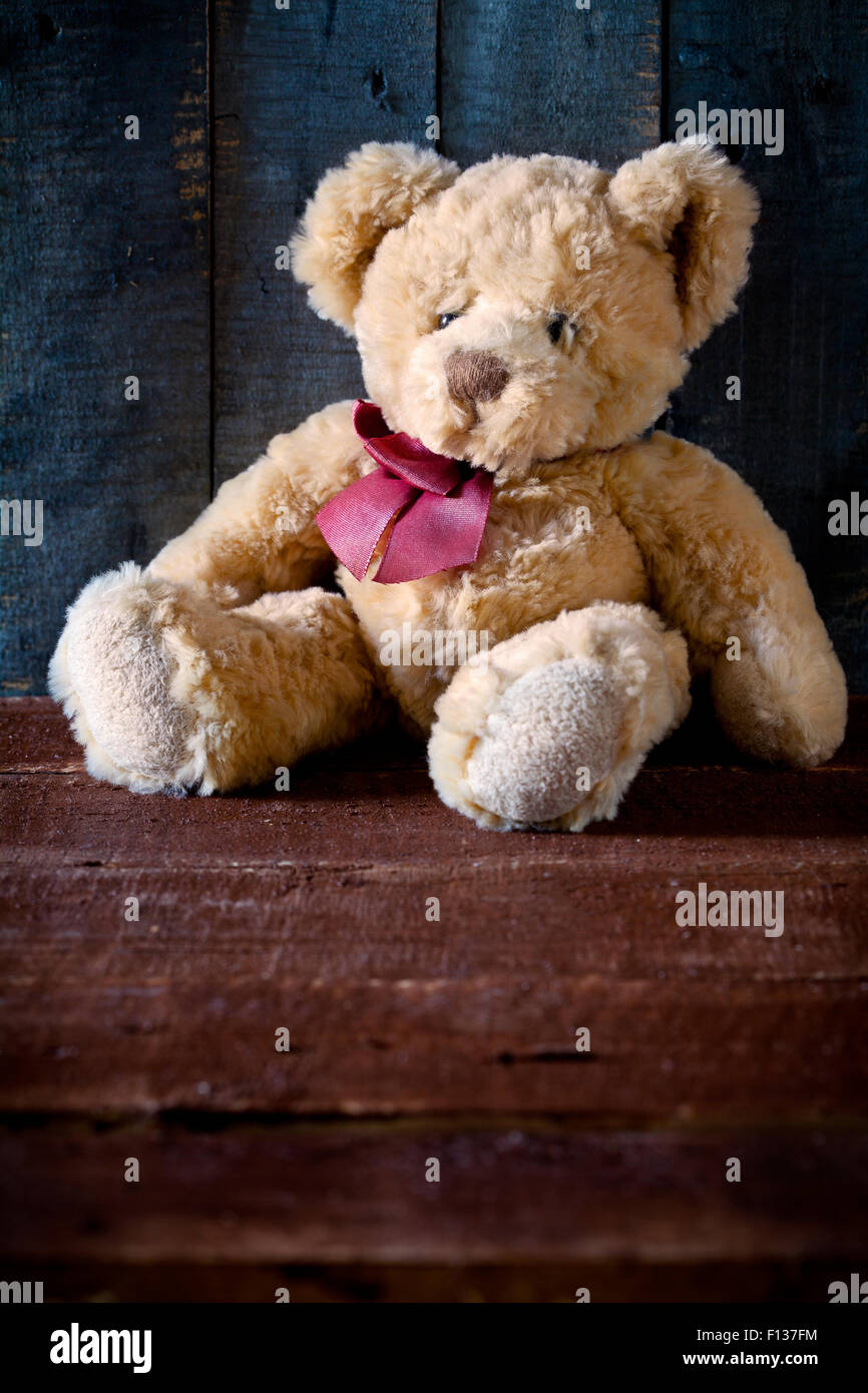 Close up photograph of a cute teddy bear Stock Photo - Alamy