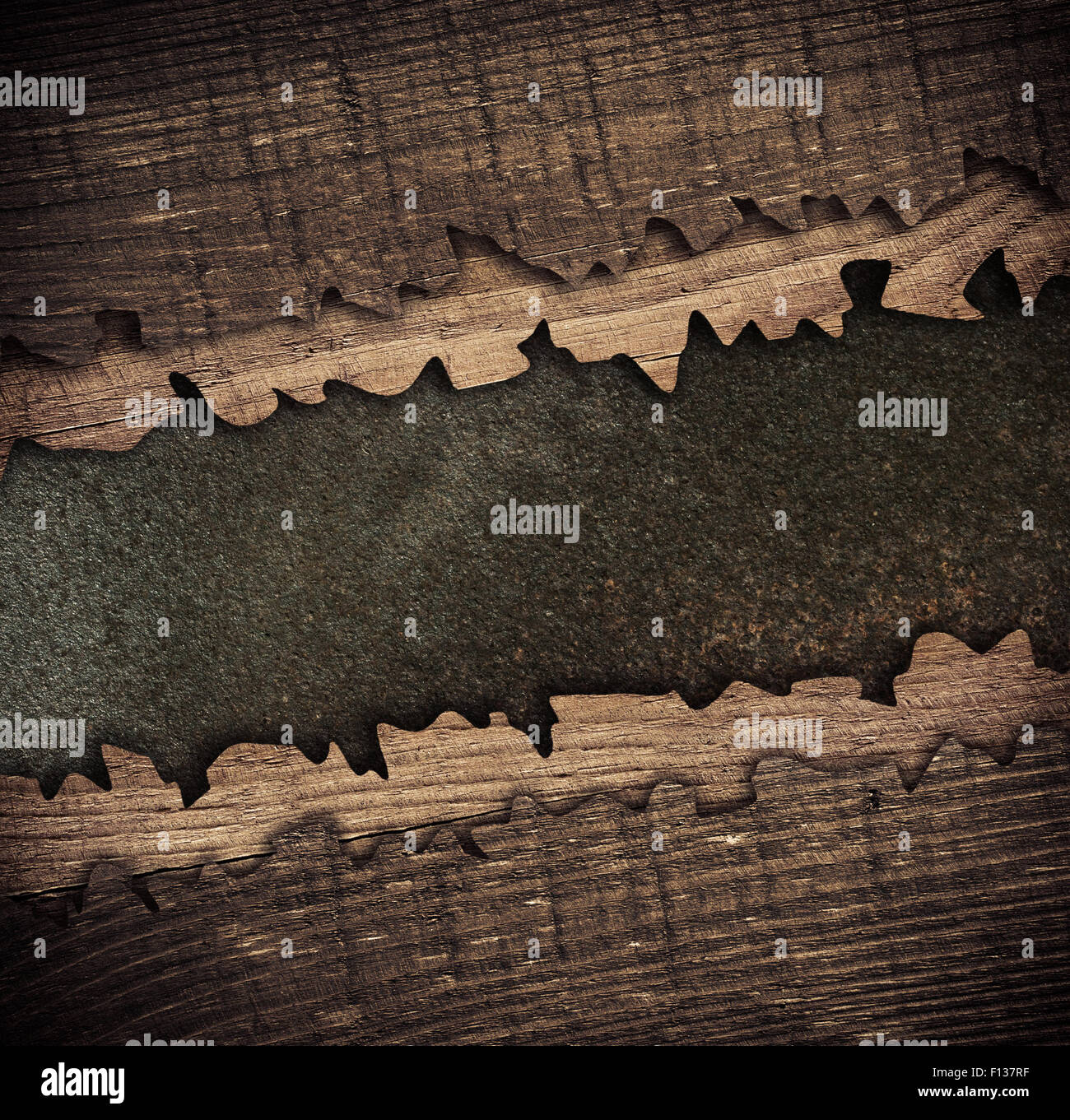 Composition of rusty metal plaque with copy space, name plate and old ...